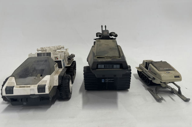 HASBRO G.I. Joe Action Vehicles, Include A Snowcat, A Tank, And A ...