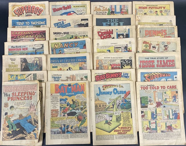 Comic Books Lot, Including, Superman, Donald Duck, Bat Man, Bugs Bunny ...