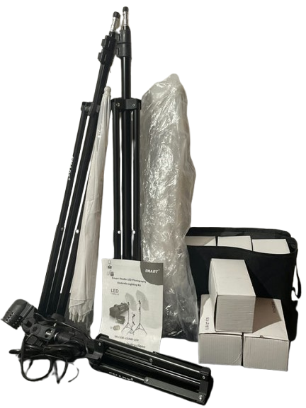 Emart Studio LED Photography Umbrella Lighting Kit, Portable Photo And ...