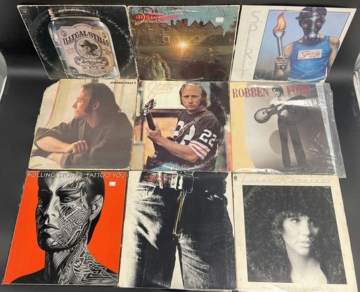 (9) Vinyl Collection Records, Including, Spirit Of 84, Robben Ford ...