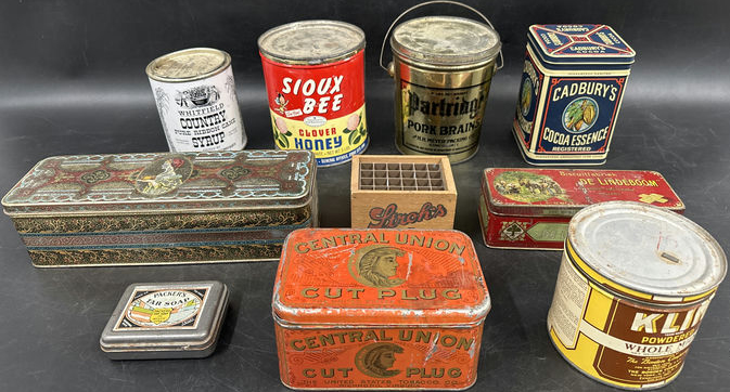 Collection Of Vintage Tin Containers #68732 | Auctionninja.com