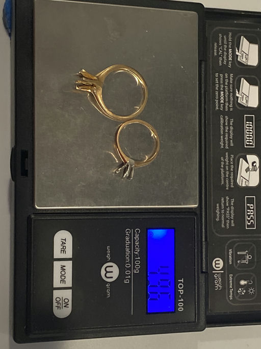 (Two) 14k Gold Hallmark Gold Shell - 4.96g #72285 | Auctionninja.com