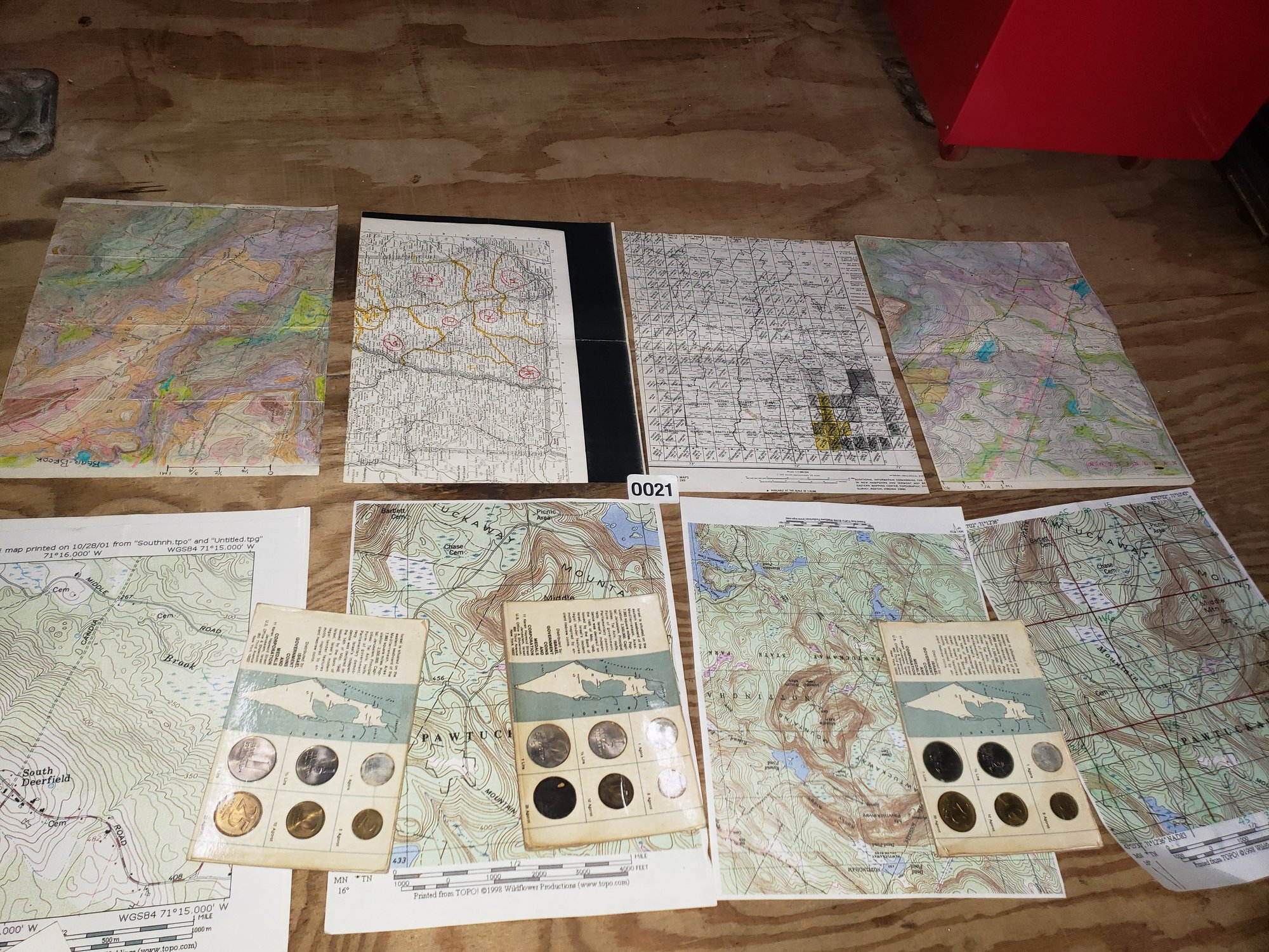 021 - MAPS AND COINS #20958 | Auctionninja.com