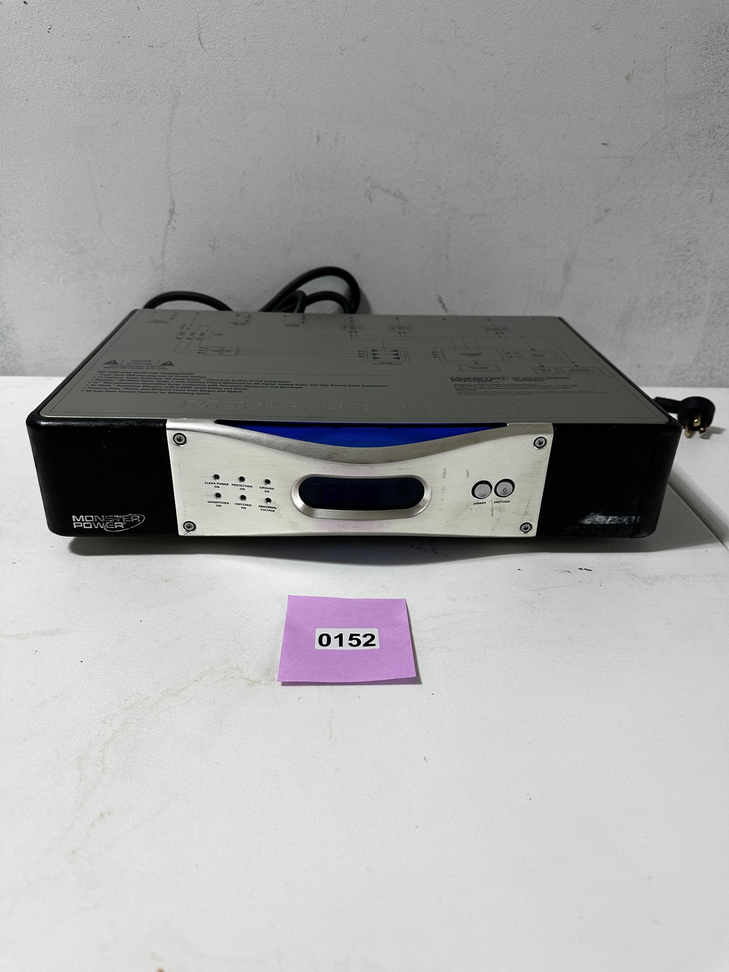 152 - Monster Power HDP-2500 Power Center Surge Protector High ...