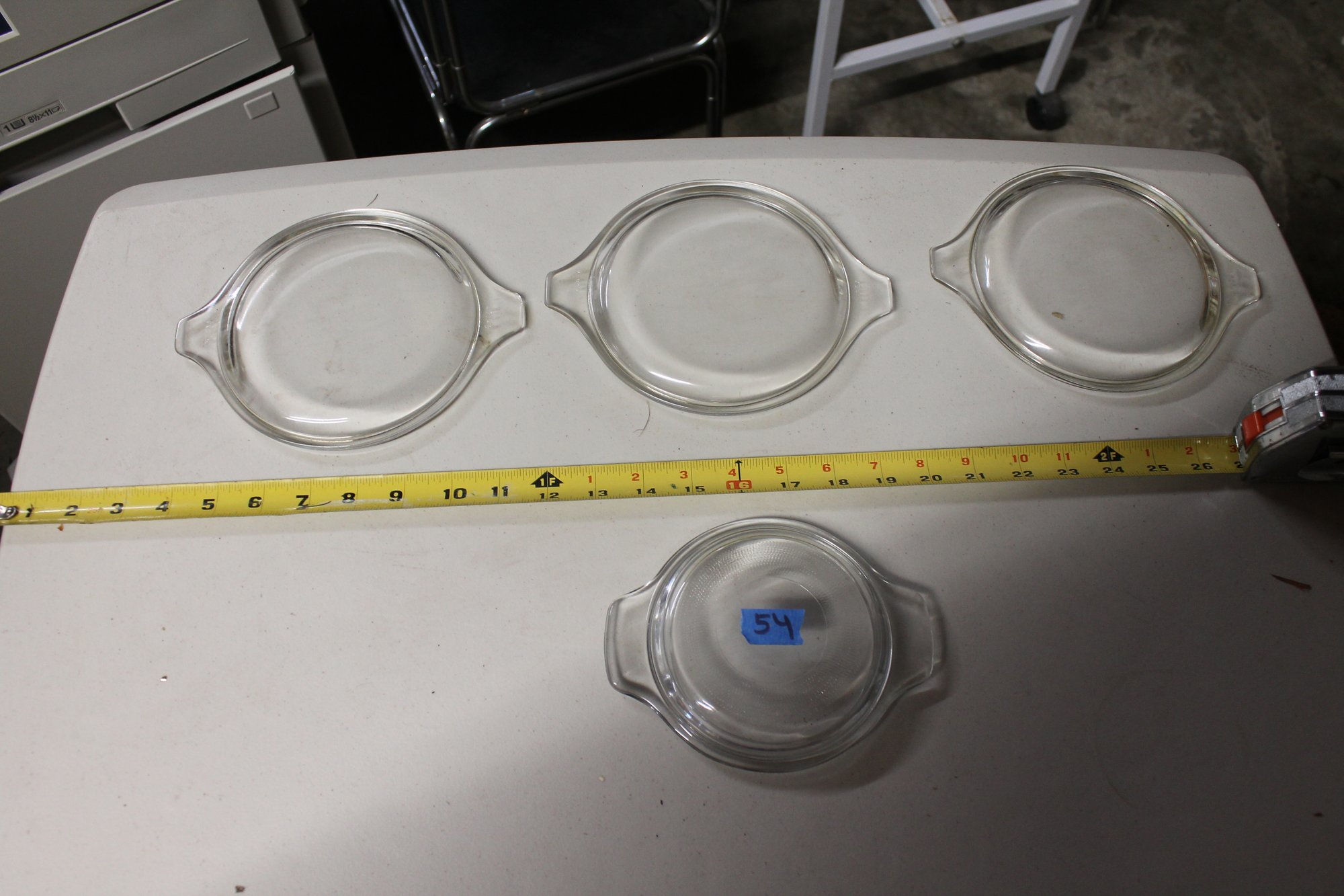 54 ~ SET 4 VINTAGE PYREX COVERS #25627 | Auctionninja.com