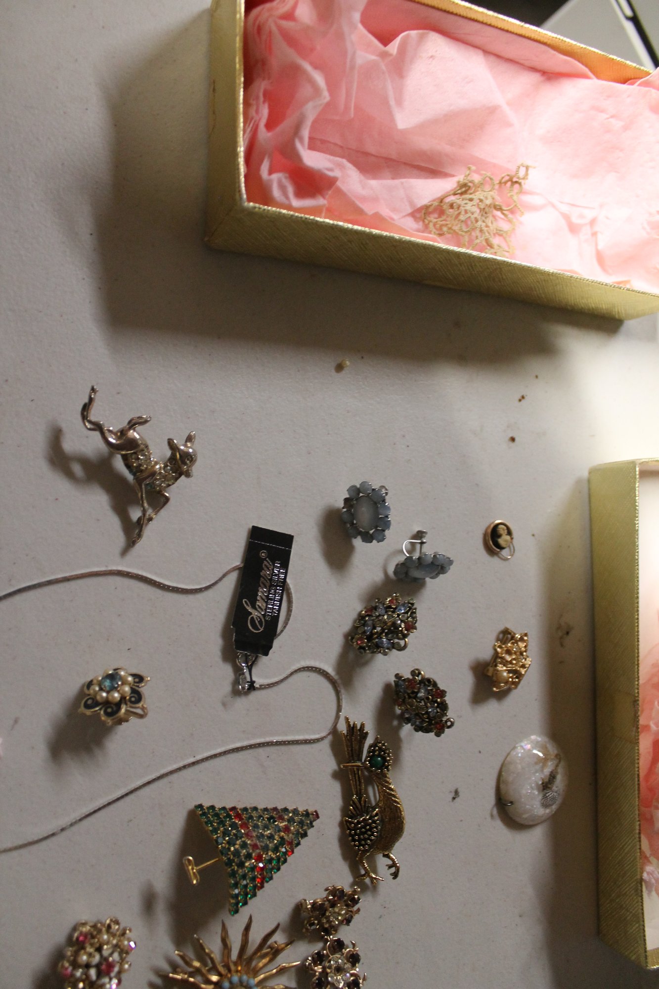 76 ~ NEW STERLING NECKLACE WITH OTHER COSTUME JEWELRY #25649 ...