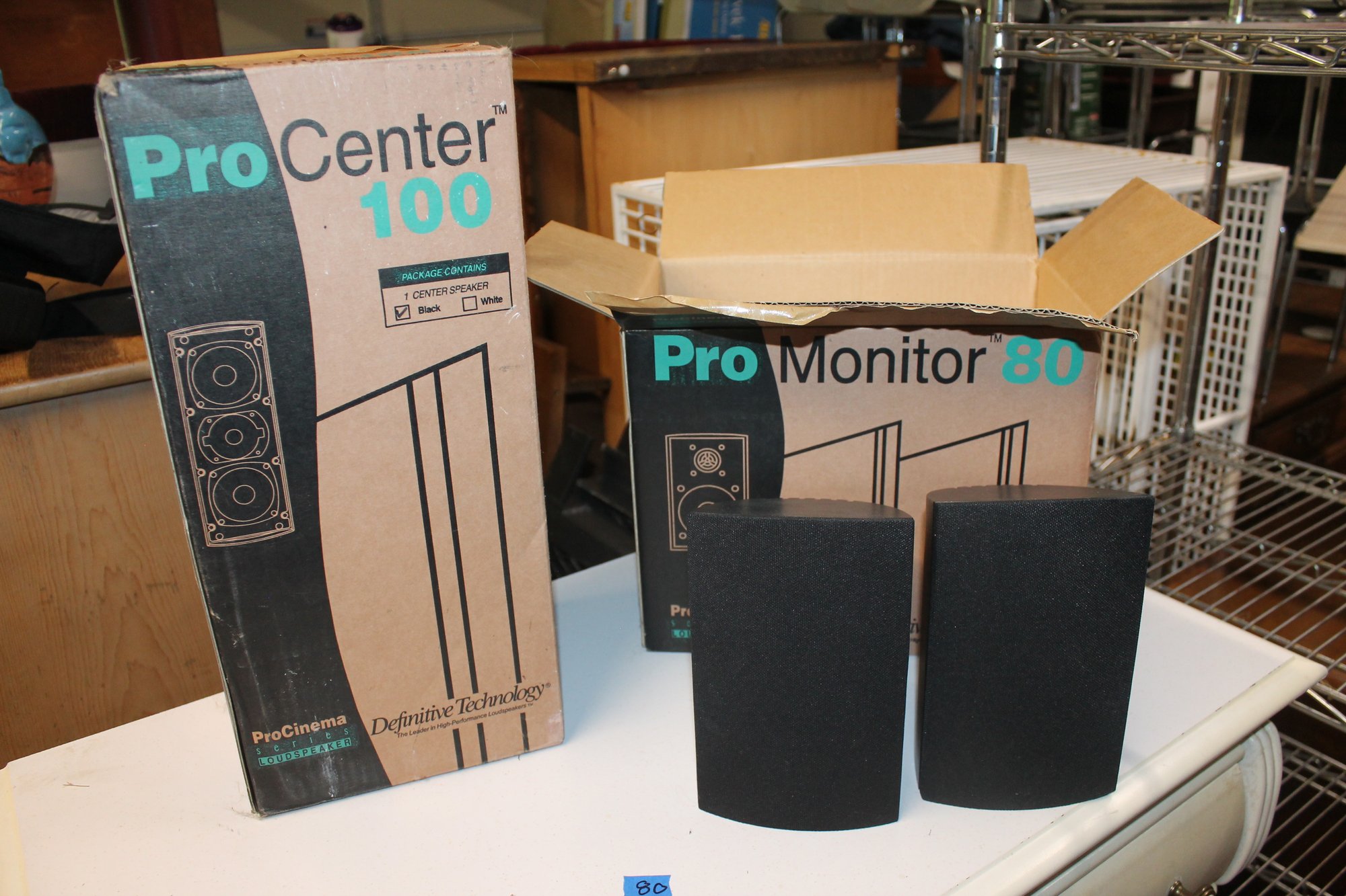 80 ~ Set Of Pro Monitor 80 And 100 Speakers #26562 | Auctionninja.com