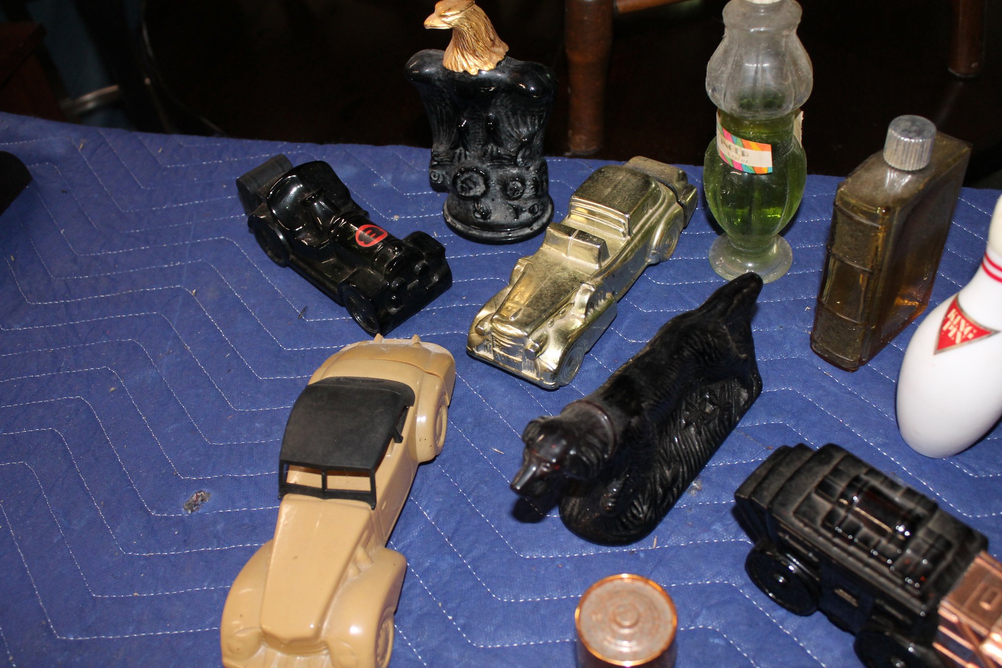127 ~ Collection 10 Vintage Avon Cologne/ Perfume Bottles Cars And More ...