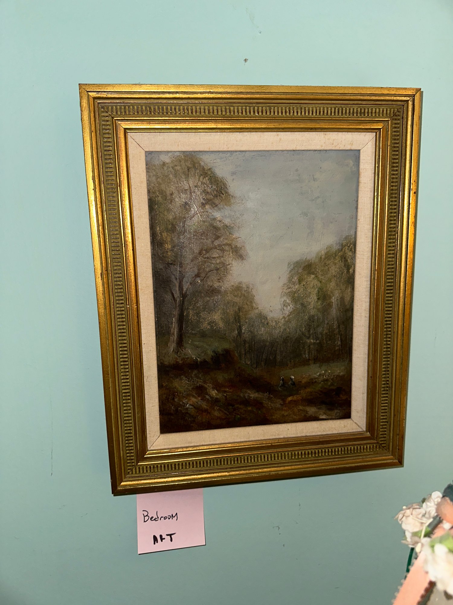 240 - Beautiful Painting Artwork - Located In Bedroom #22096 ...