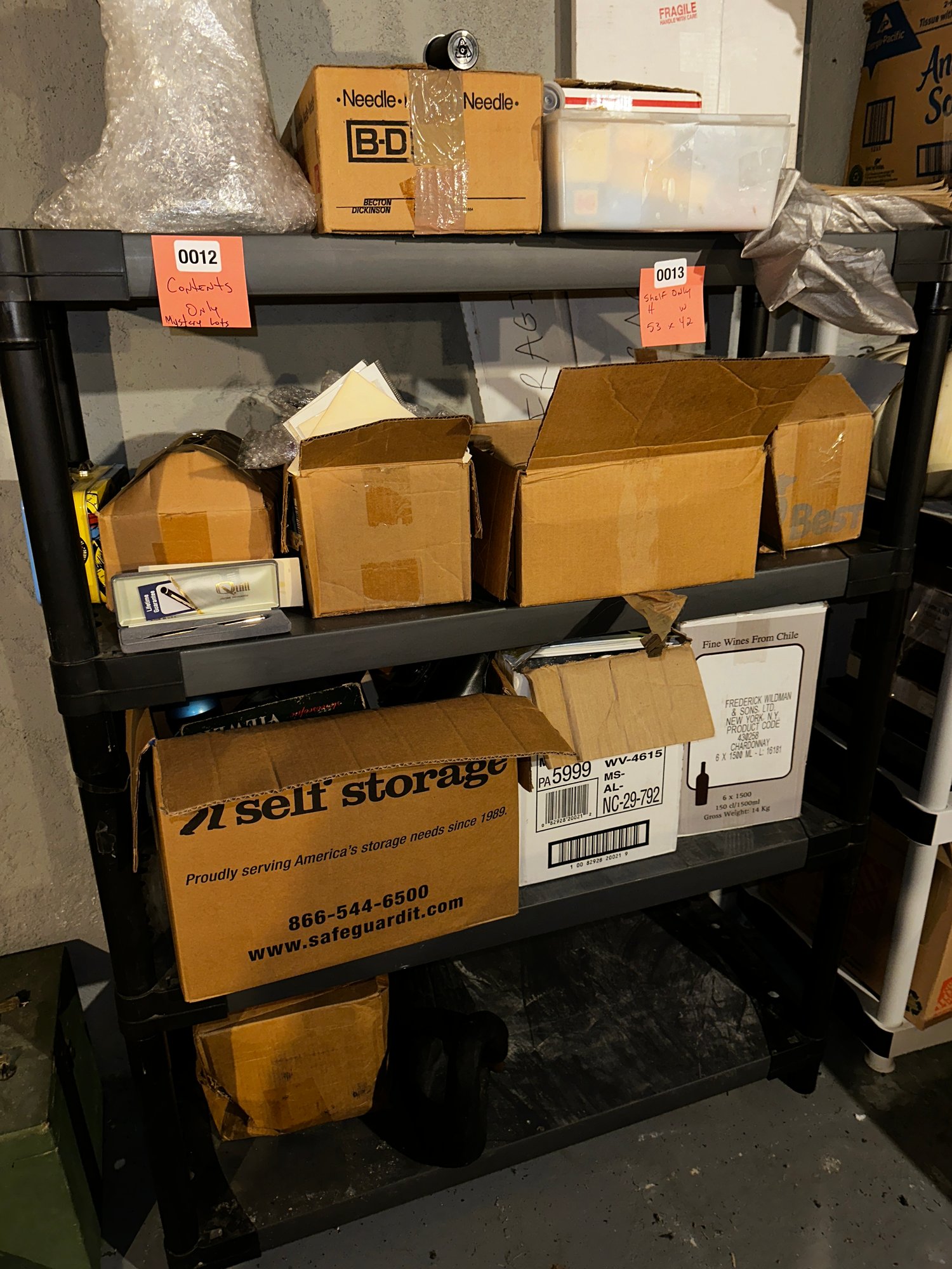 013 - SHELF ONLY - (CONTENTS NOT INCLUDED) #20650 | Auctionninja.com