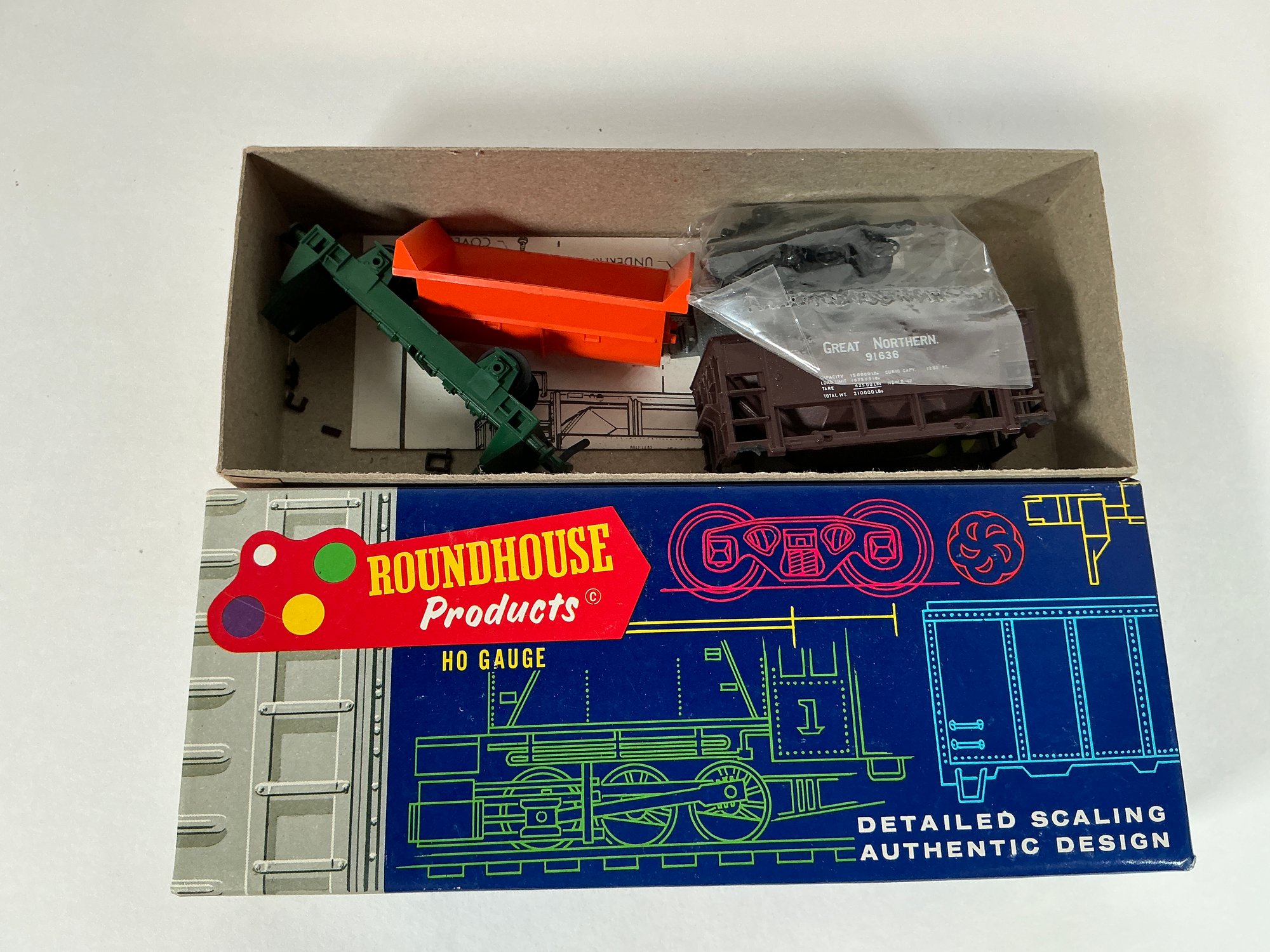 Roundhouse Train Model Kit - Ore Car Kit #7859 | Auctionninja.com