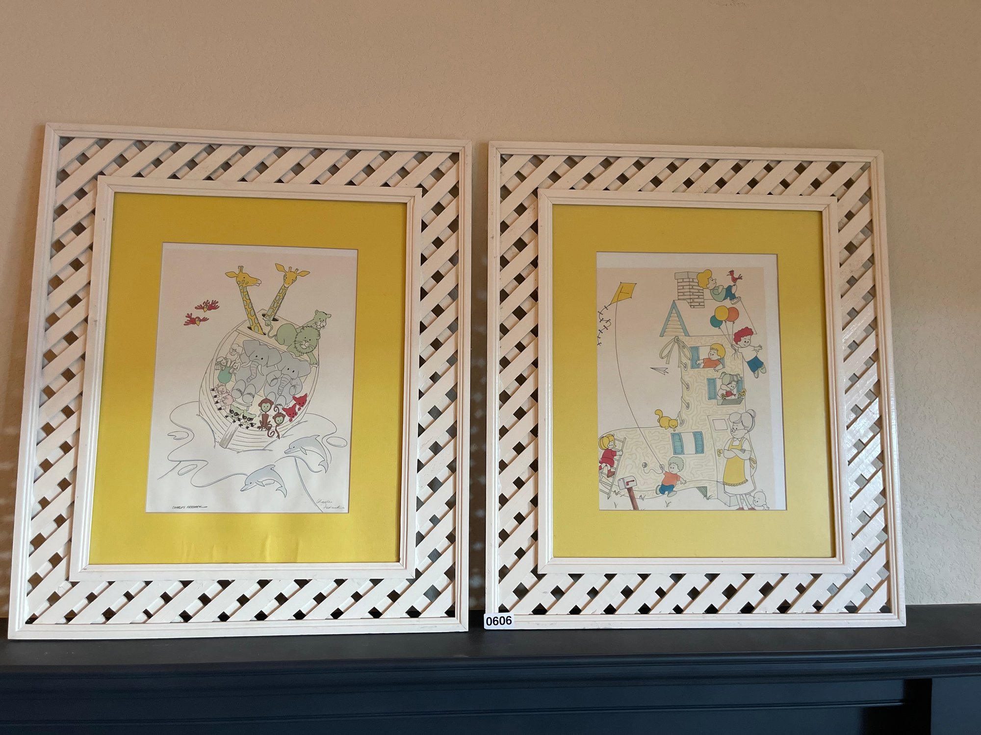 Vintage Charles Fredrick Kids Art #8130 | Auctionninja.com