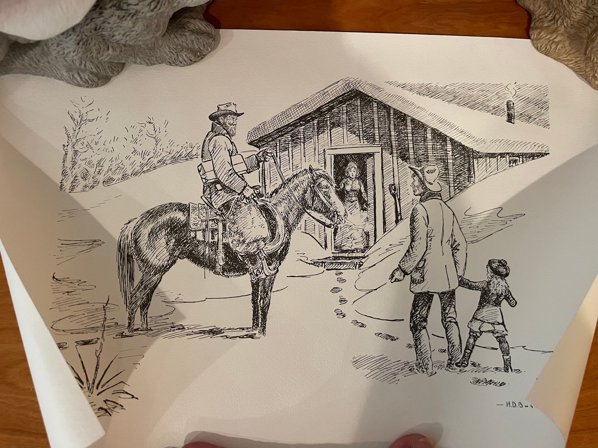 '49 HD Bugbee Art #8196 | Auctionninja.com