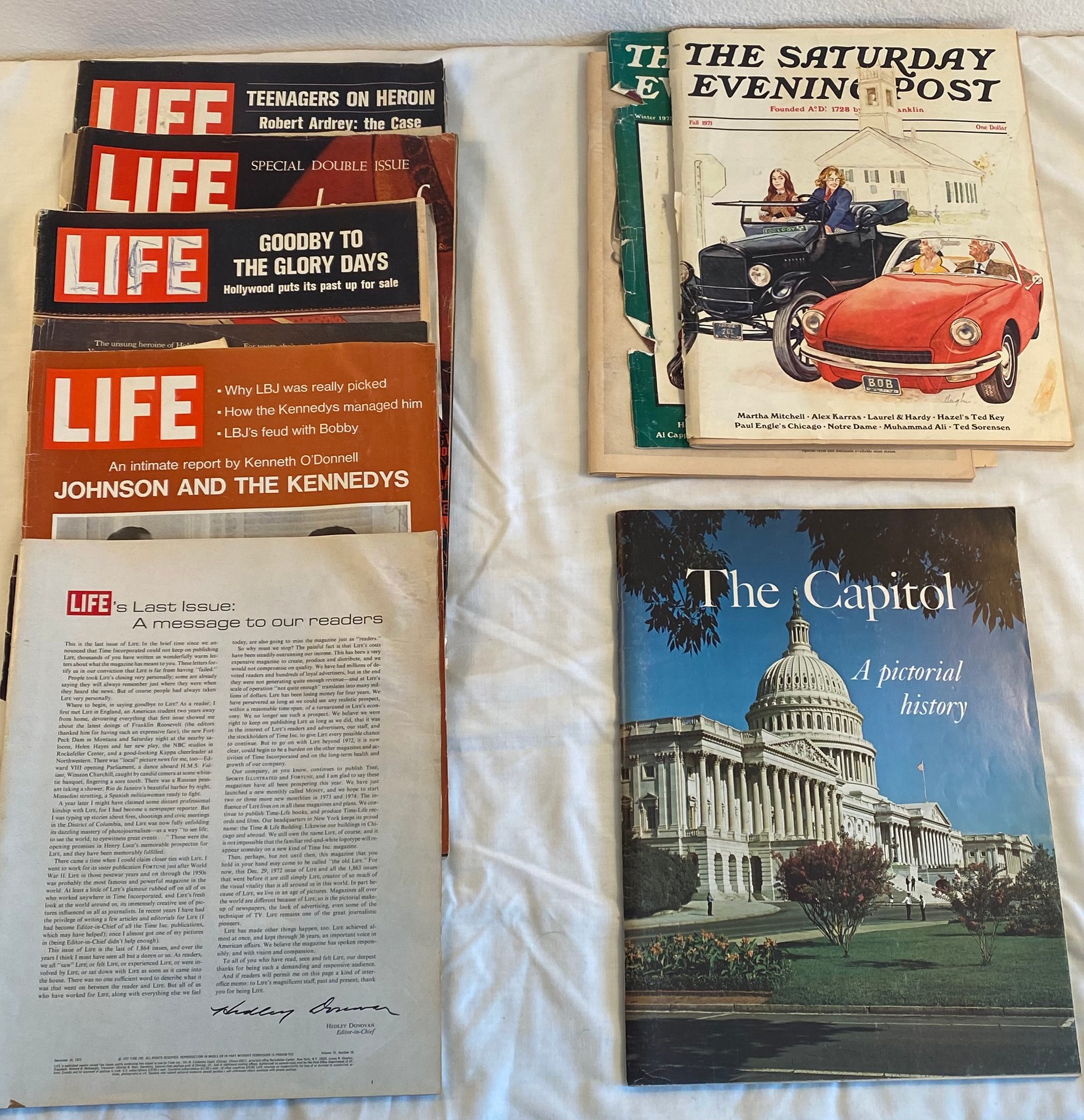 Lot Of 8 Magazines From The Early 70s #17311 | Auctionninja.com