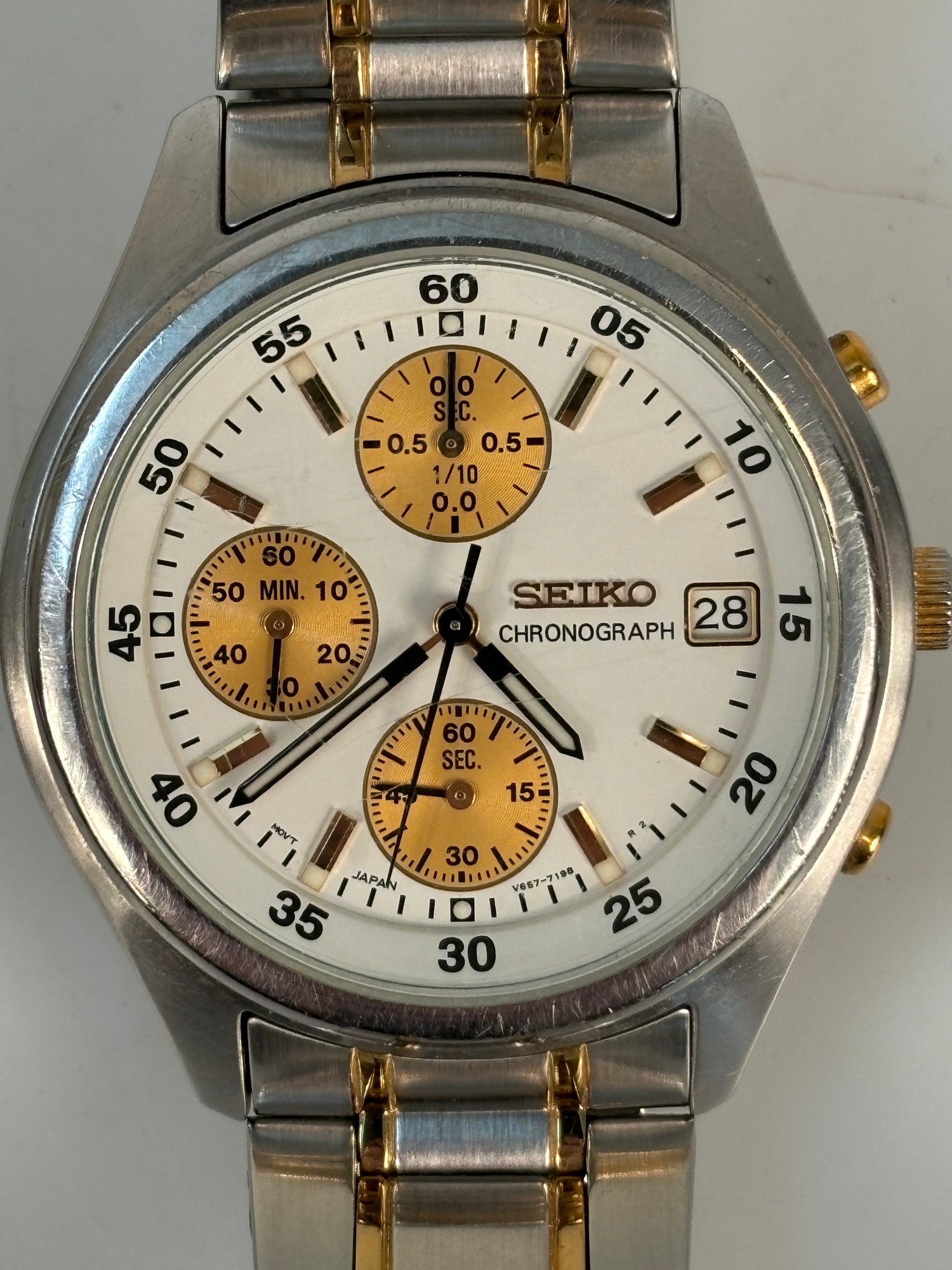 Vintage Seiko Chronograph Men's Wristwatch #14289 | Auctionninja.com