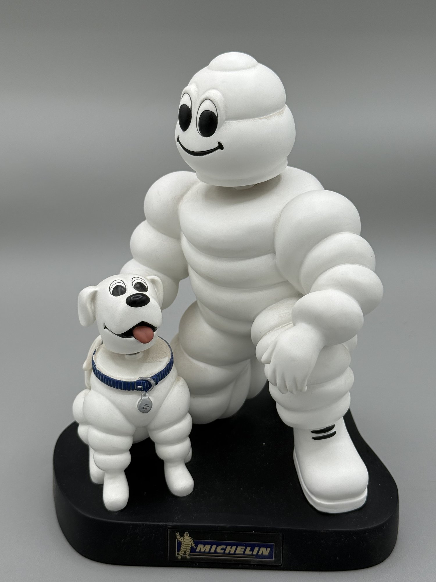 Michelin Man & His Dog "Bib" Bobble Head Figurine #21573 | Auctionninja.com