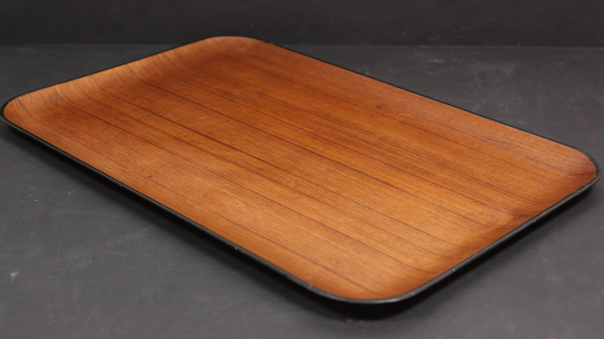 TEAK MID CENTURY MODERN JAPANESE SERVING TRAY BY CONTEMPO #1283 ...