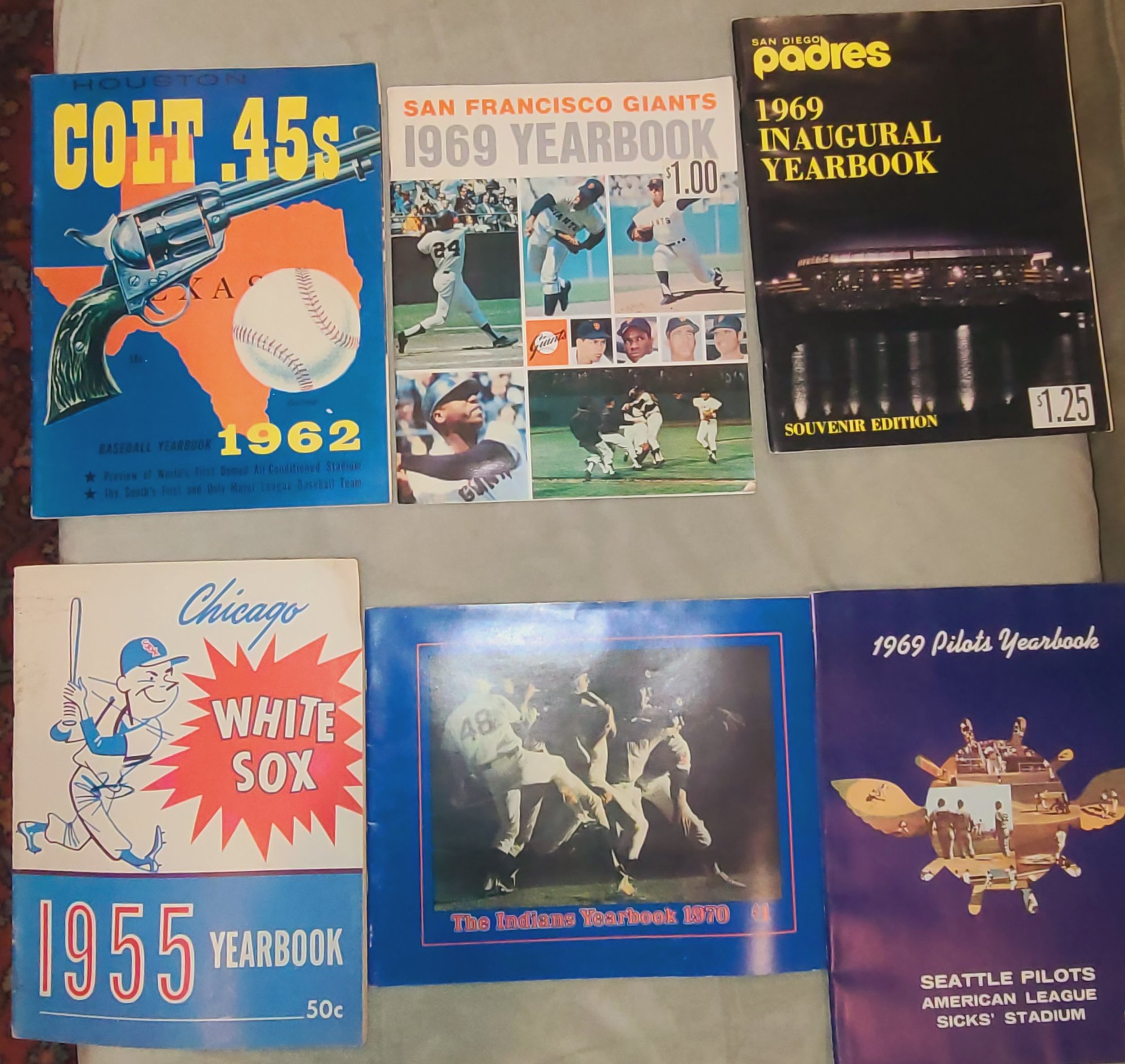 6 Magazines 1950s-1960s Baseball Yearbooks #4329 | Auctionninja.com