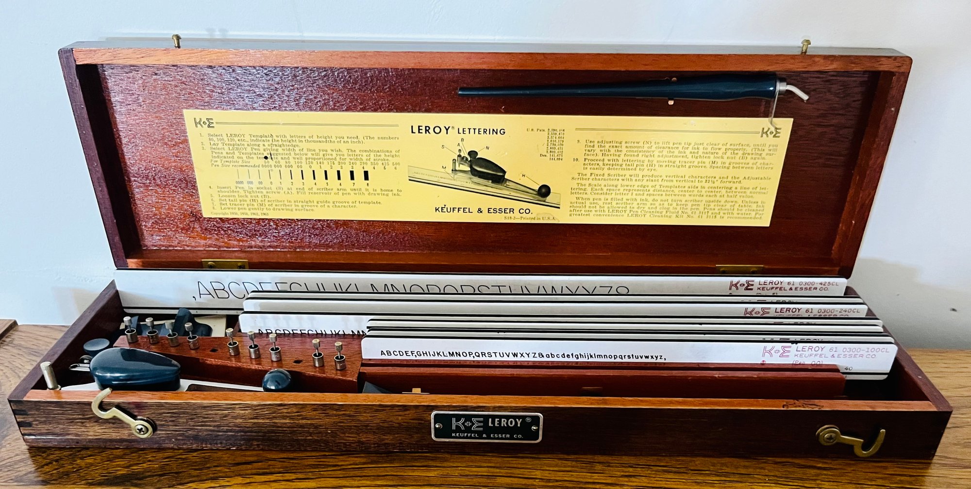 Vintage 1960s K & E Leroy Lettering Set #189685 | Auctionninja.com