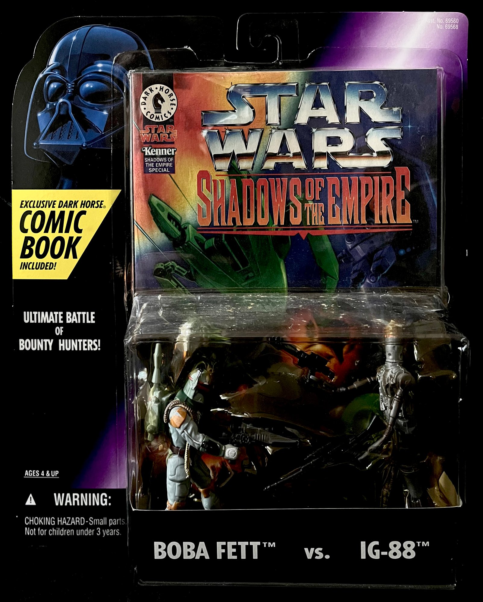 Star Wars Bobba Fett Vs IG-88 Action Figures With Shadows Of The Empire ...