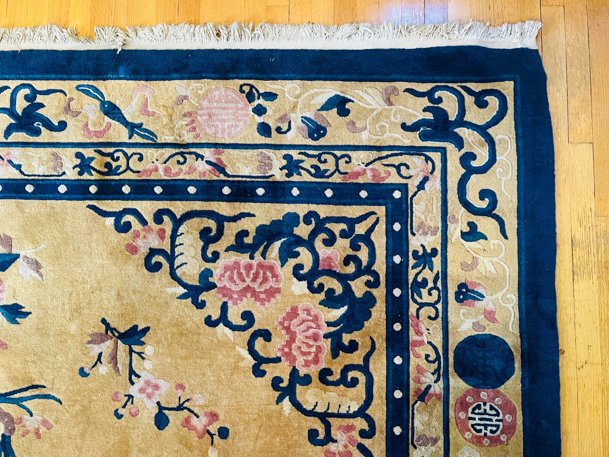 Chinese Wool Tientsin Style Area Rug #216019 | Auctionninja.com