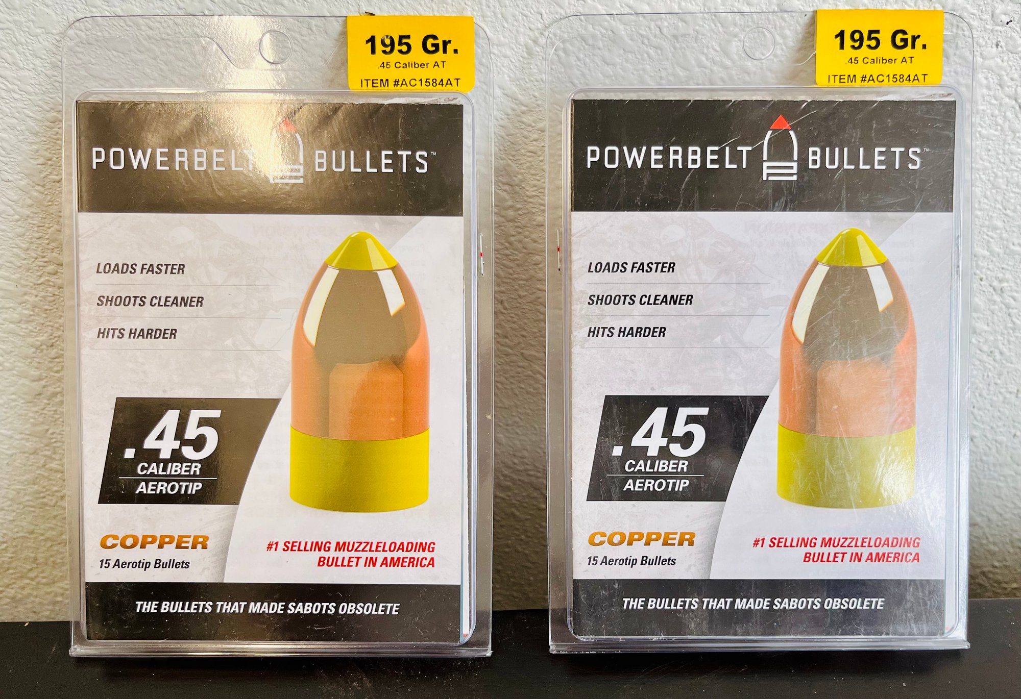 Muzzleloading .45 Caliber Copper Aerotip Powerbelt Bullets 1 Of 3 #199552 | Auctionninja.com