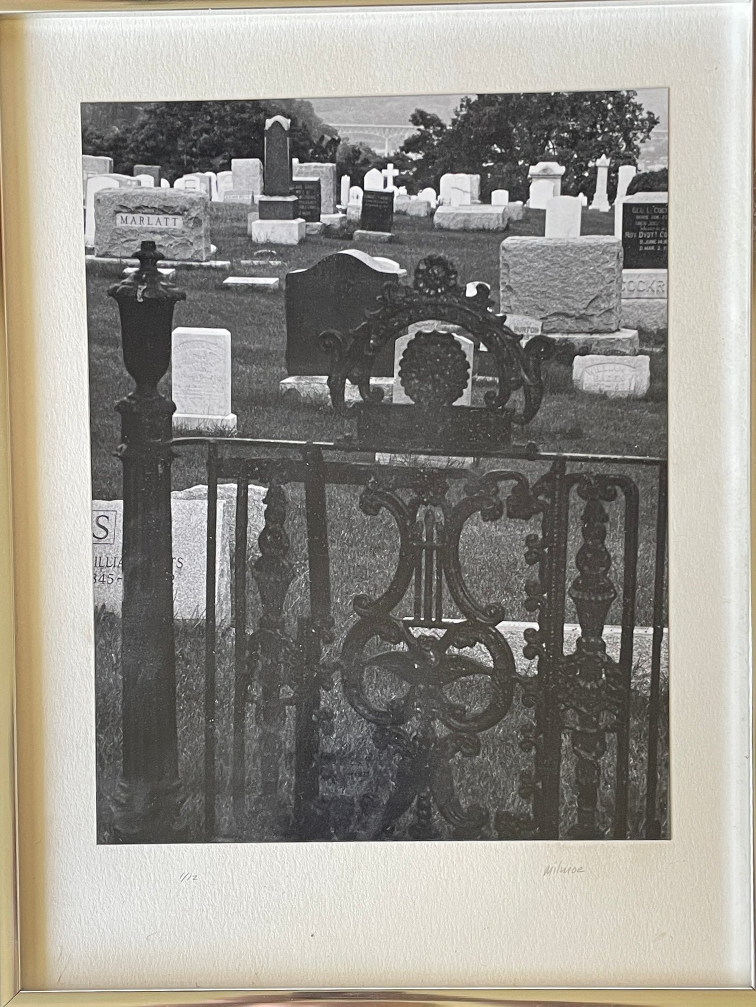Cemetery Photo Print By Jim Milmoe, Numbered 1/12 And Signed #149254 ...