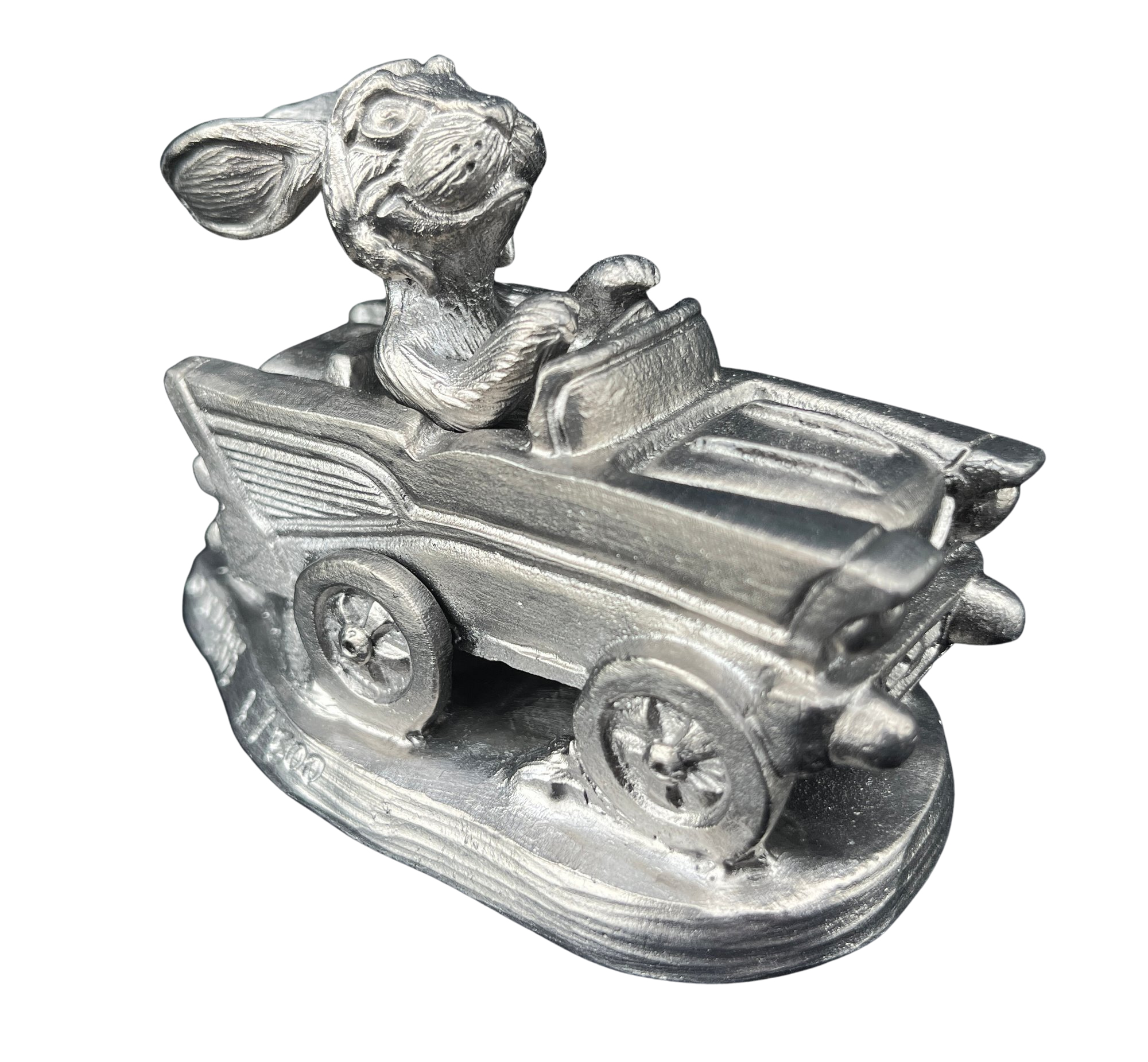 Original Michael Ricker Cottontail Road Rally - 57 Chevy Bunny Pewter ...