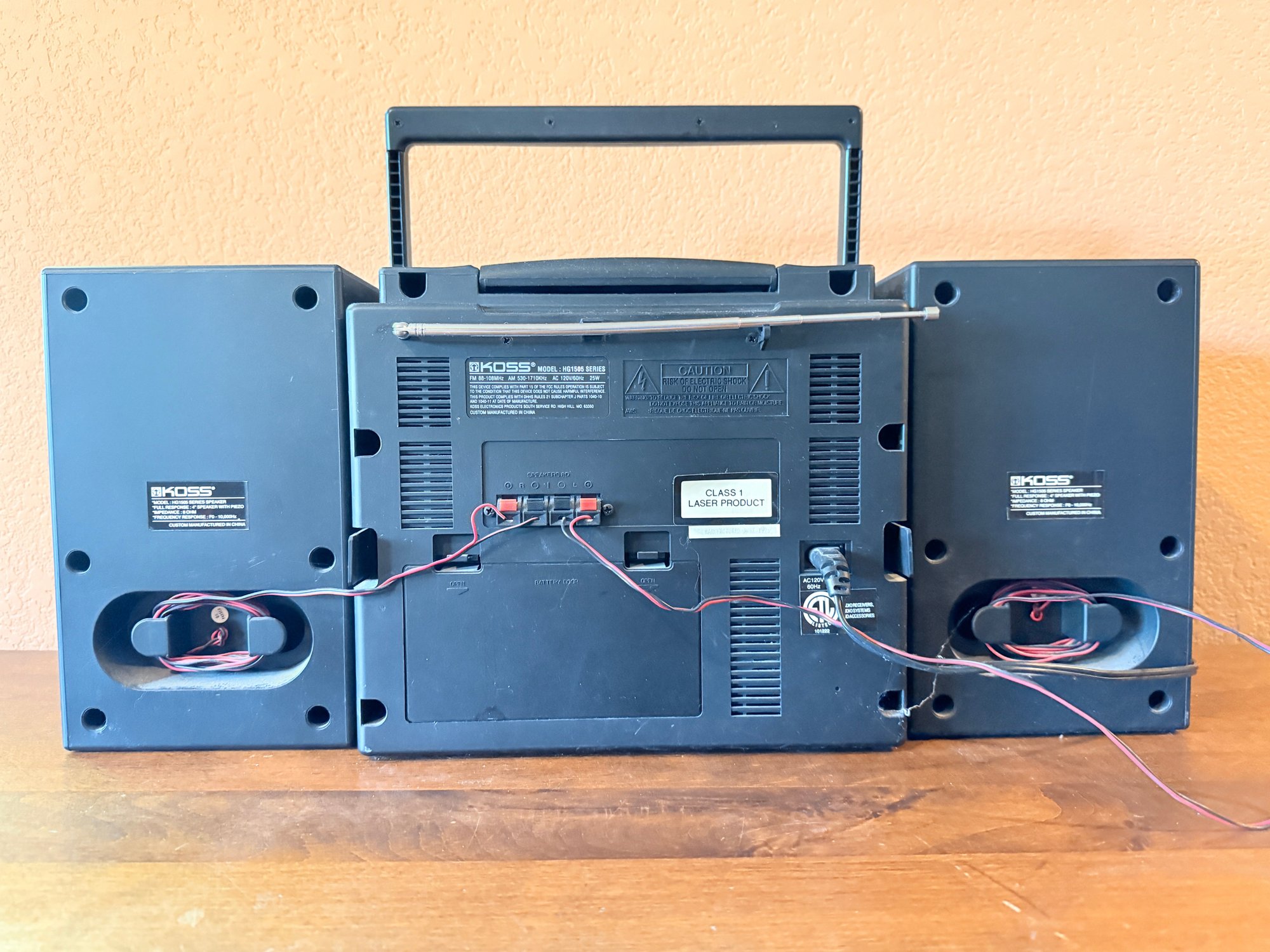 Koss Portable Stereo System #242724 | Auctionninja.com