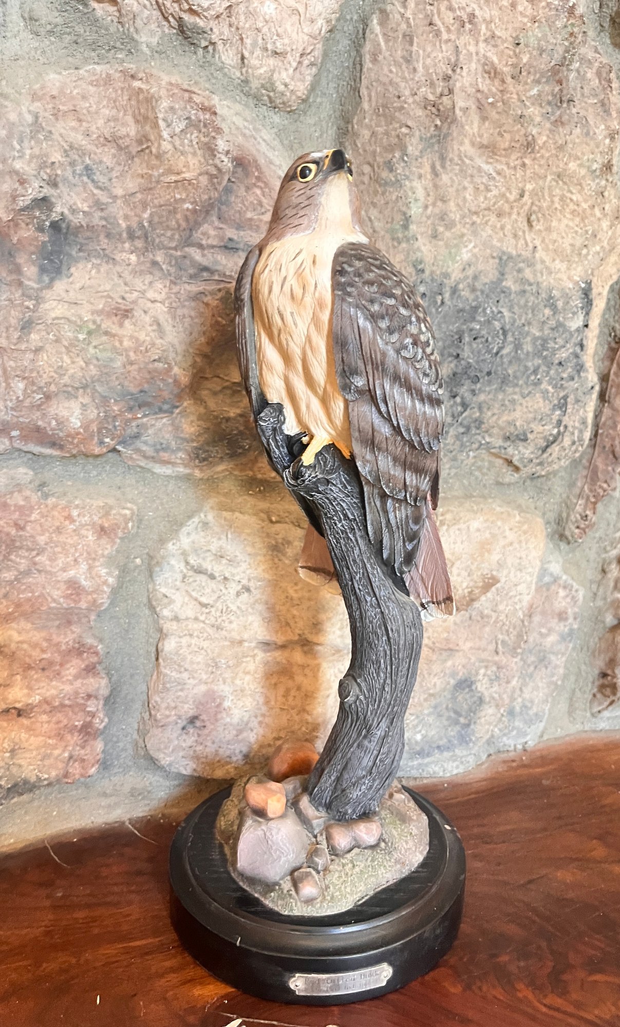 Phil Galatas Red-Tailed Hawk Porcelain Figurine With Base #190970 ...