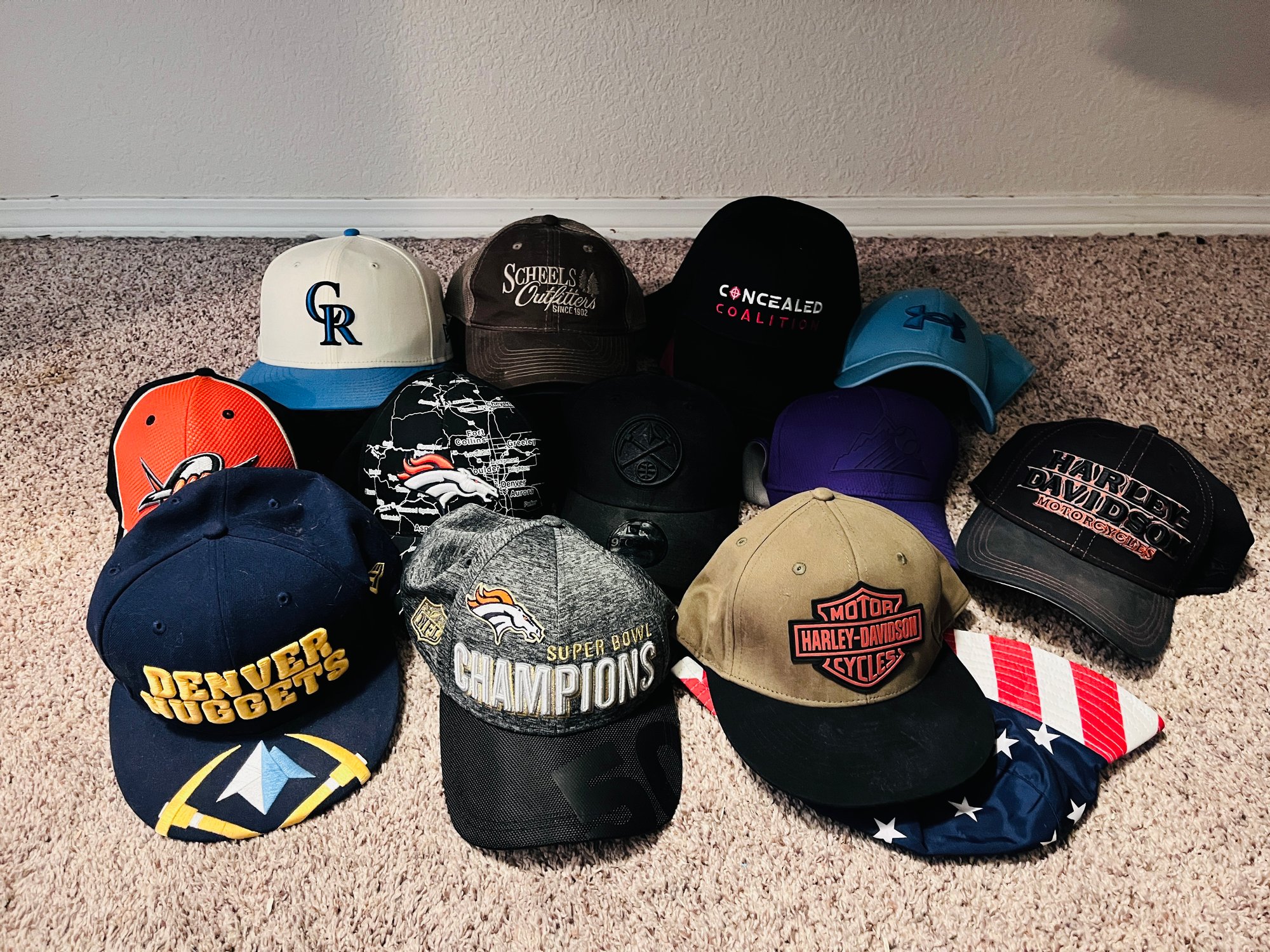 Assortment Of Mens Snapback Hats #220383 | Auctionninja.com