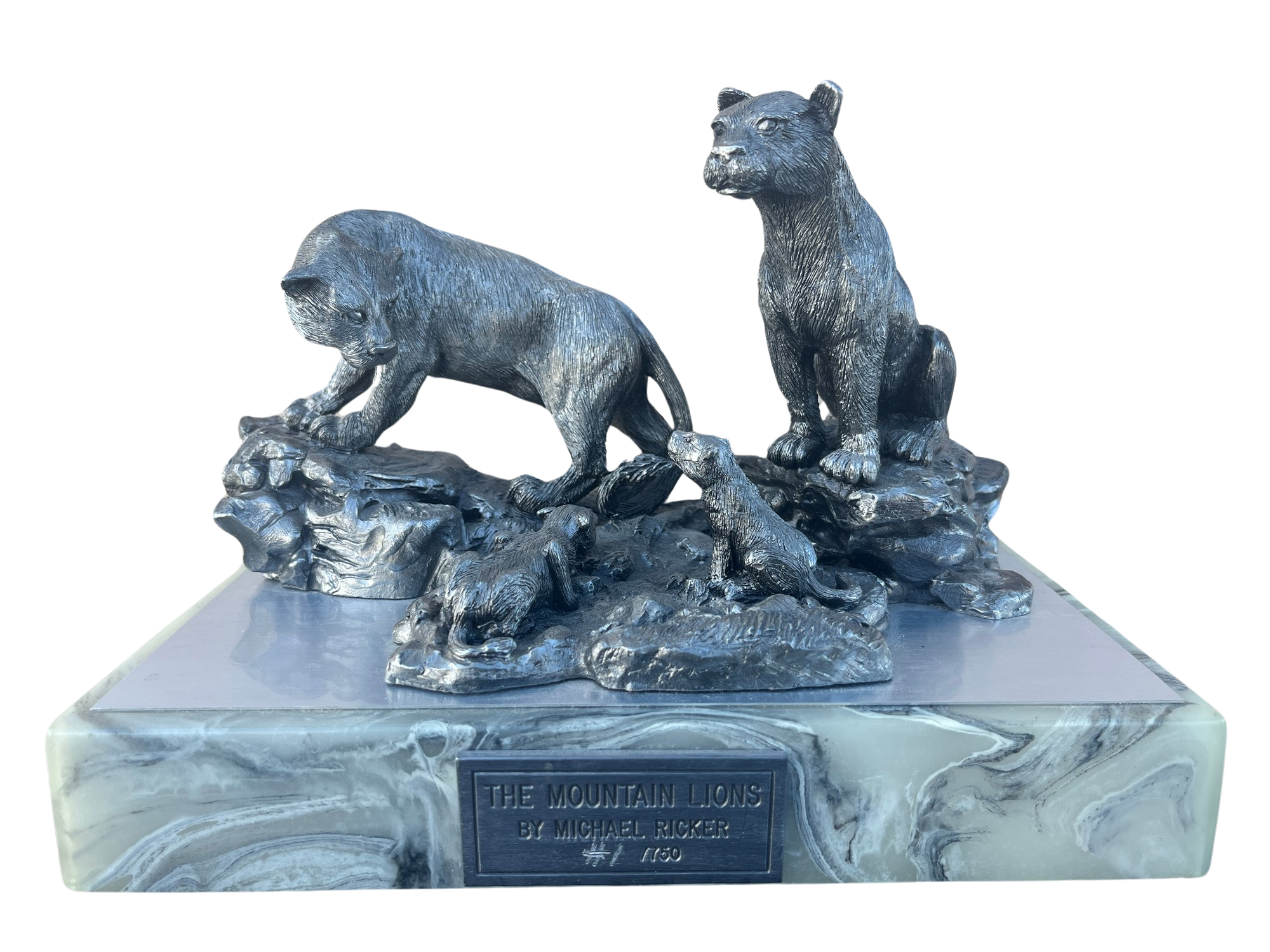 Original Michael Ricker- Mountain Lions #153335 | Auctionninja.com