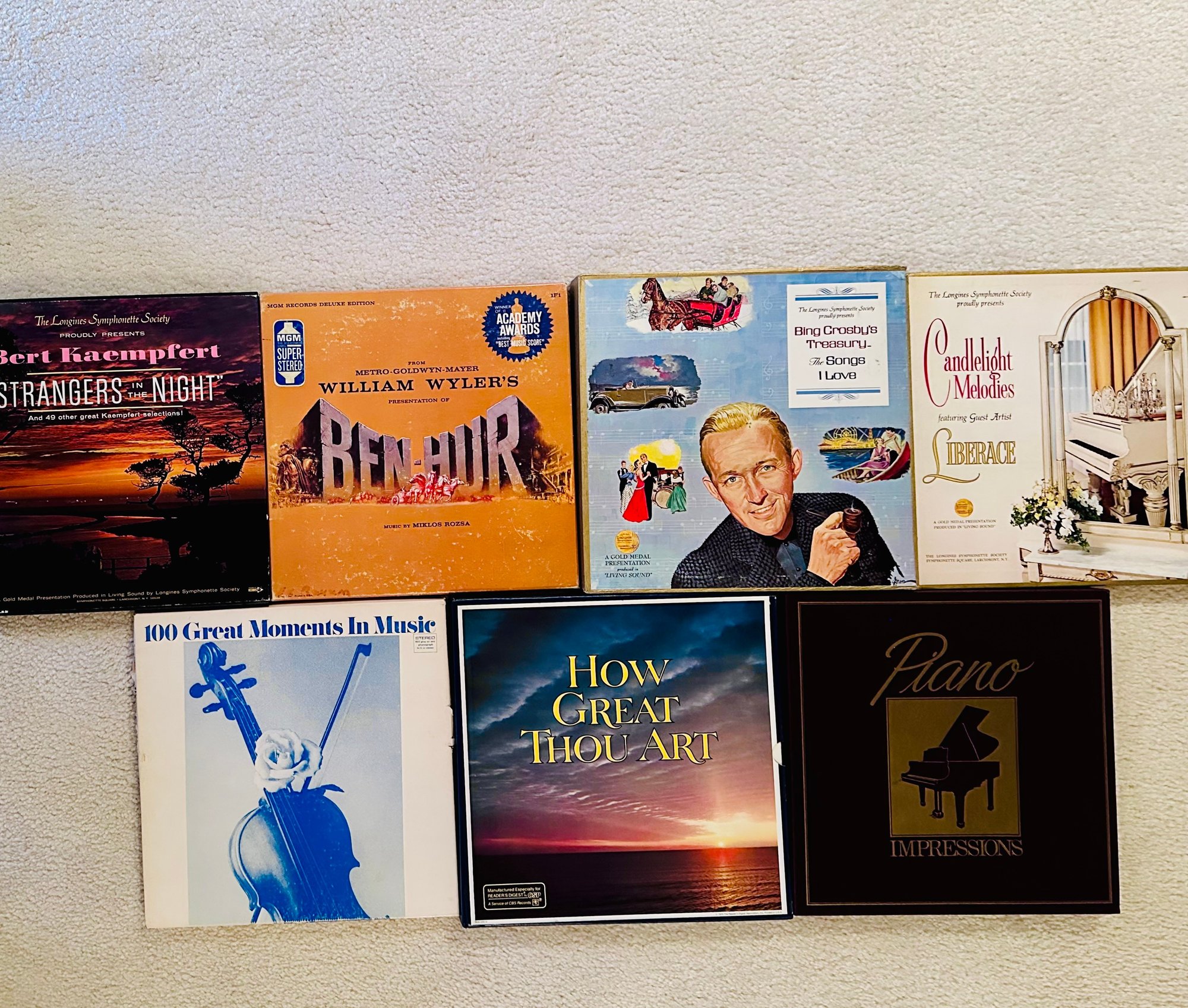 Assortment Of Boxed Vinyl Records #226822 | Auctionninja.com