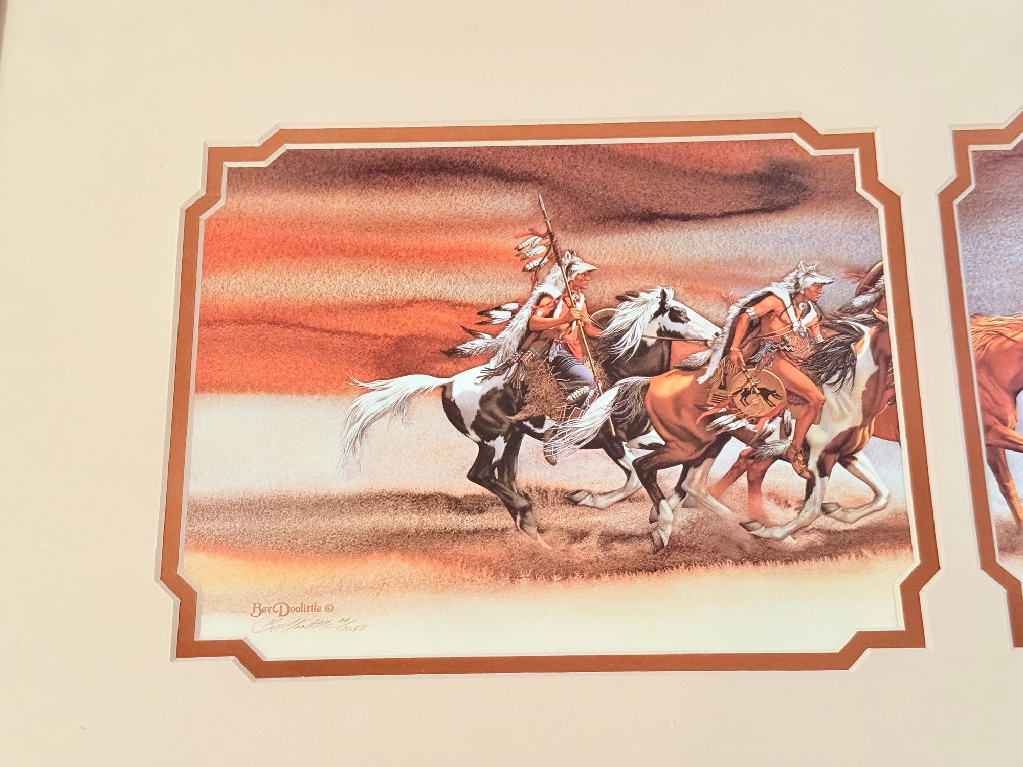 "Wolves Of The Crow" Print. Limited Edition 44/2650, Bev Doolittle ...