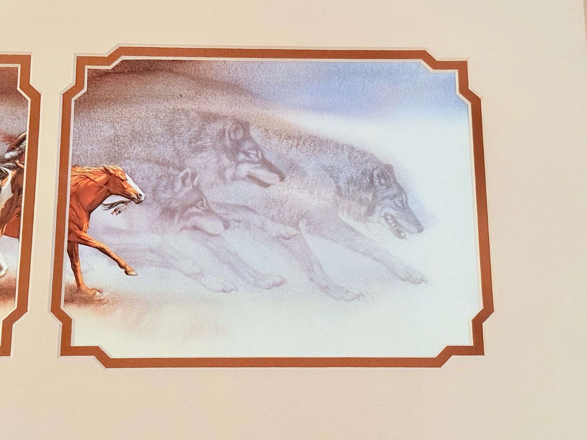 "Wolves Of The Crow" Print. Limited Edition 44/2650, Bev Doolittle ...