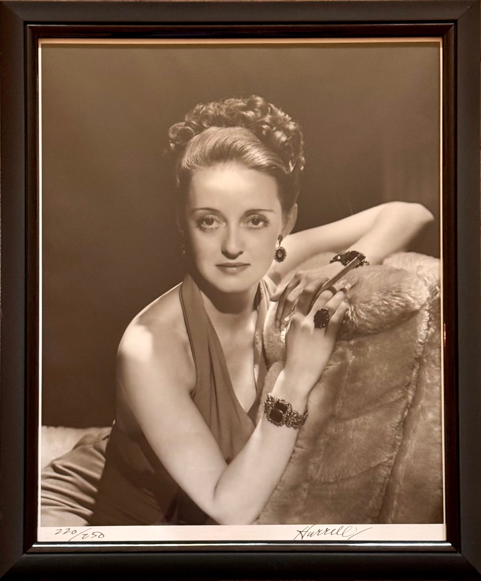 Bette Davis By George Hurrell 1938 Limited Edition Photograph 220/250 ...