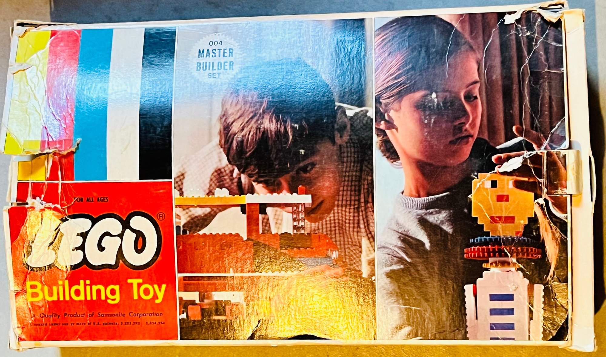 Vintage 1960'S Lego Master Builder Set W/ Gears & Wheels #155104 ...