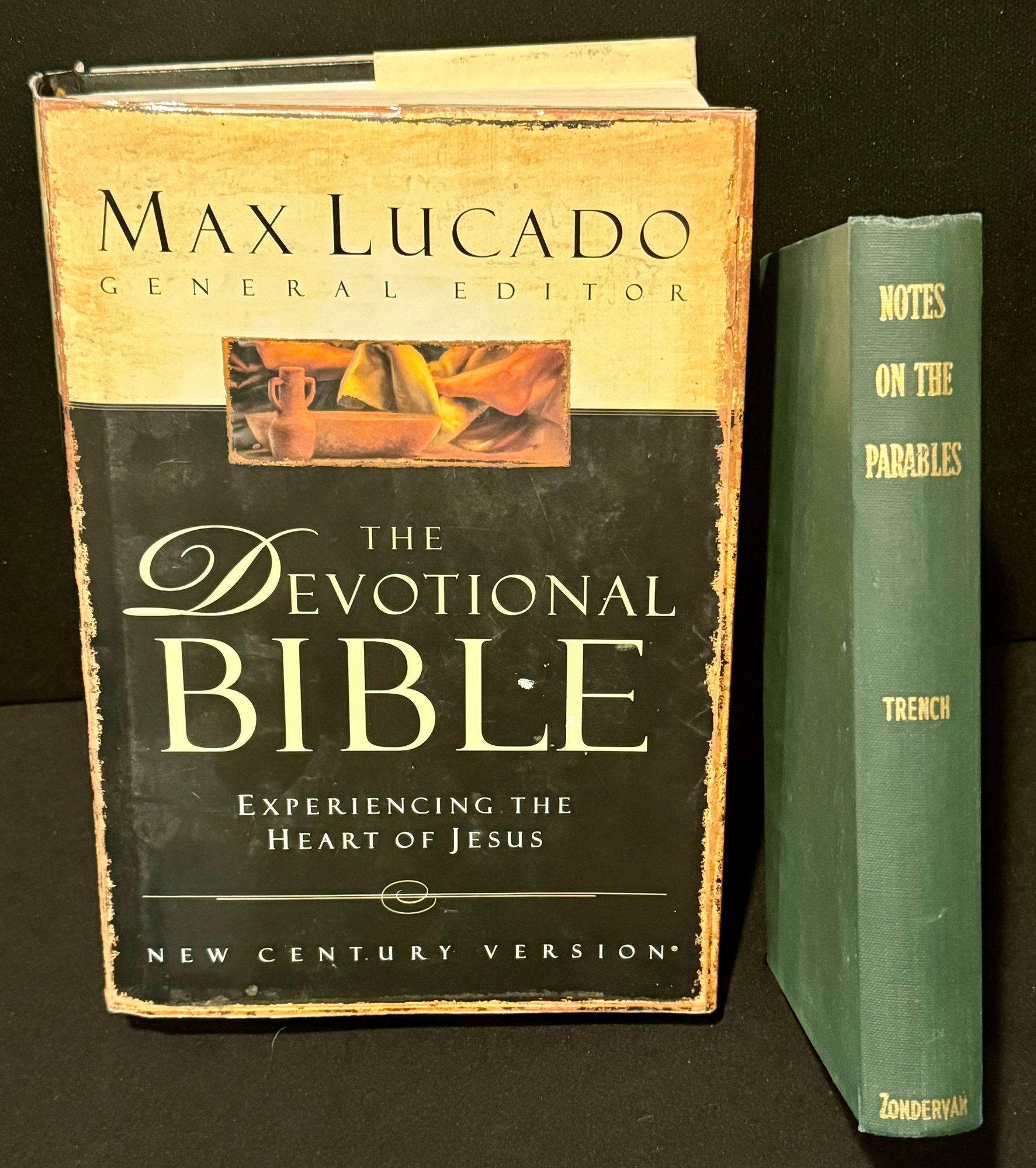 2003 Max Lucado Devotional Bible &// 1950 Notes On The Parables Of Our ...