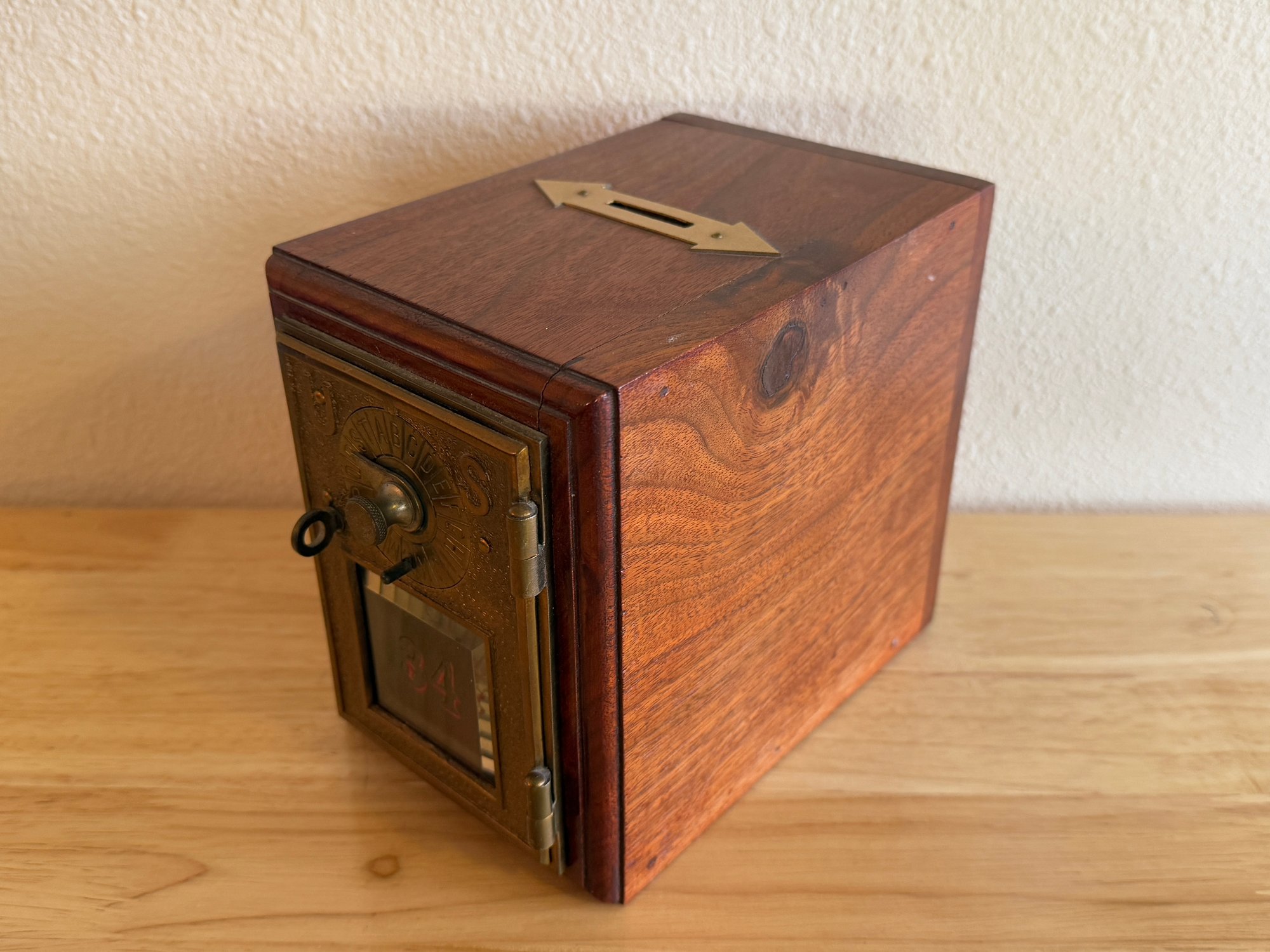 Antique United States Post Office Repurposed Coin Bank #229025 ...