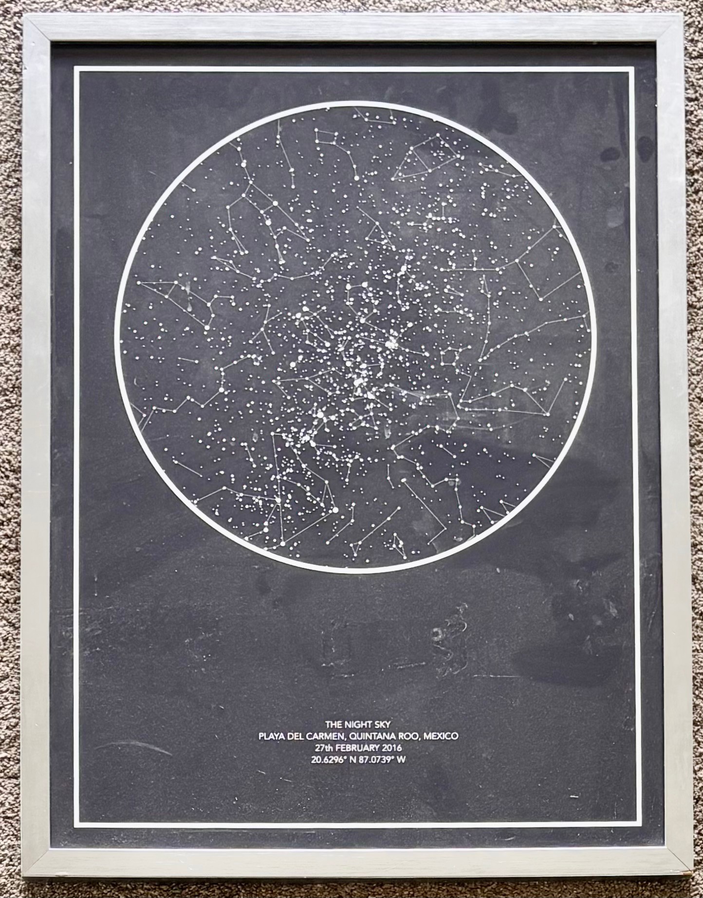 Custom Star Map Print From "The Night Sky" #239740 | Auctionninja.com