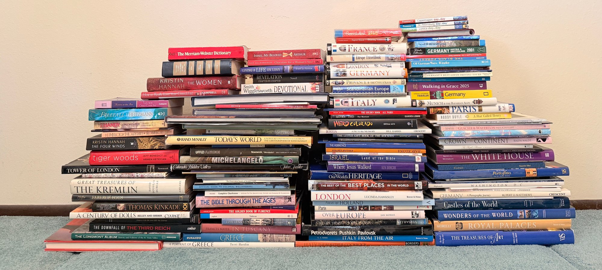 Large Variety Of Books Including Travel Books #251859 | Auctionninja.com
