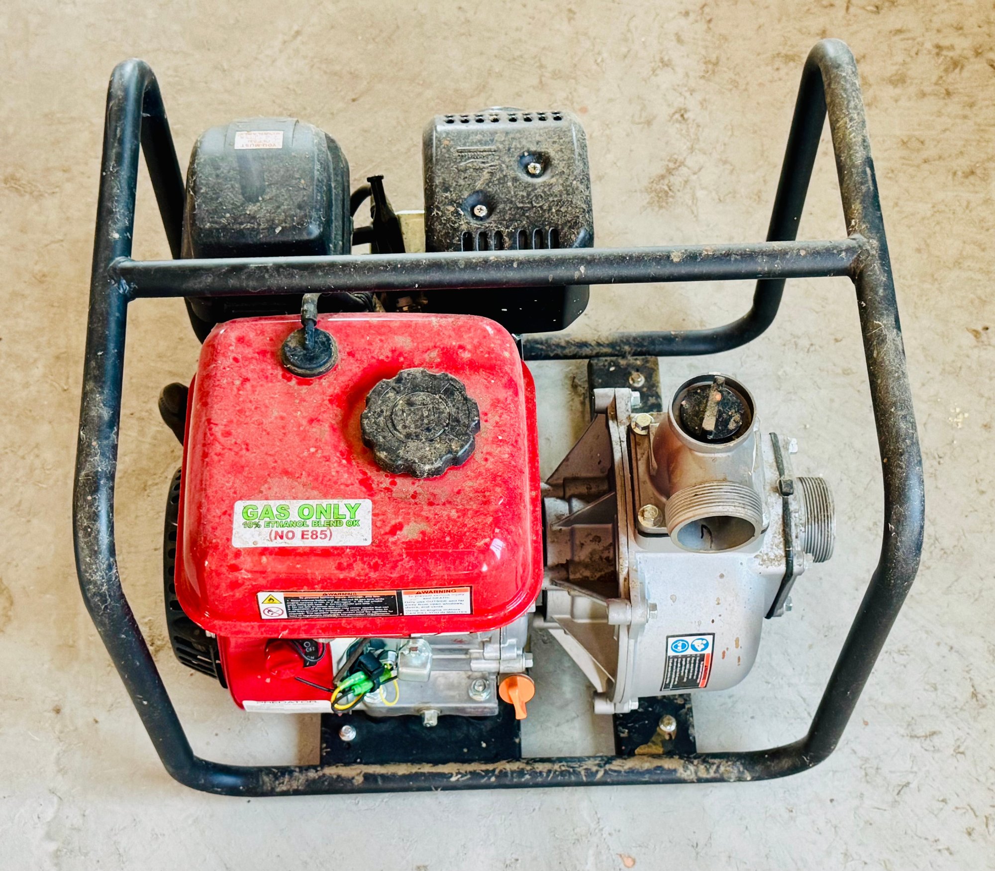 Predator Gasoline Powered 2 Inch Intake/discharge Water Pump #245758 ...