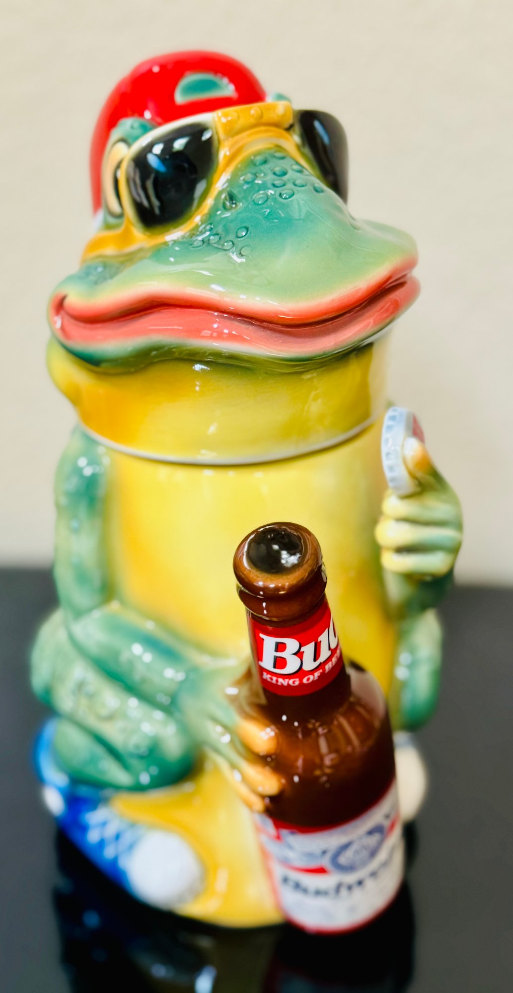 Budweiser BUD Frog Stein 1996 Limited Edition Anheuser/Busch With Box ...