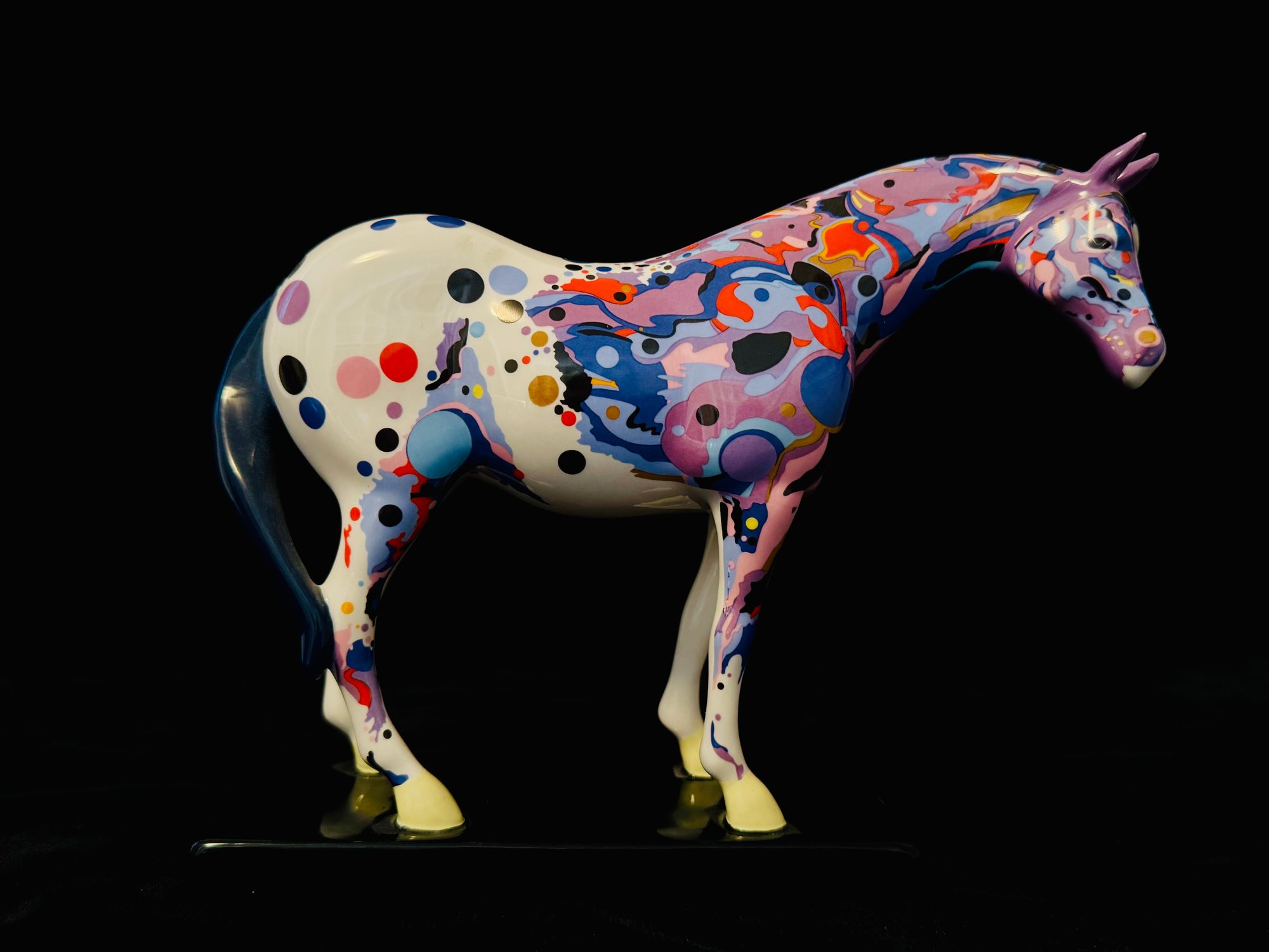 The Trail Of Painted Ponies Mosaic Appaloosa, Signed By Artist Bob ...