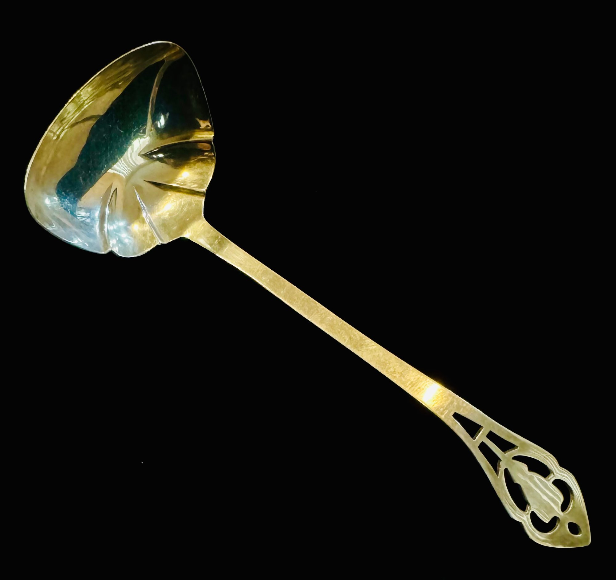 Antique Sterling Silver Small Ladle #203295 | Auctionninja.com