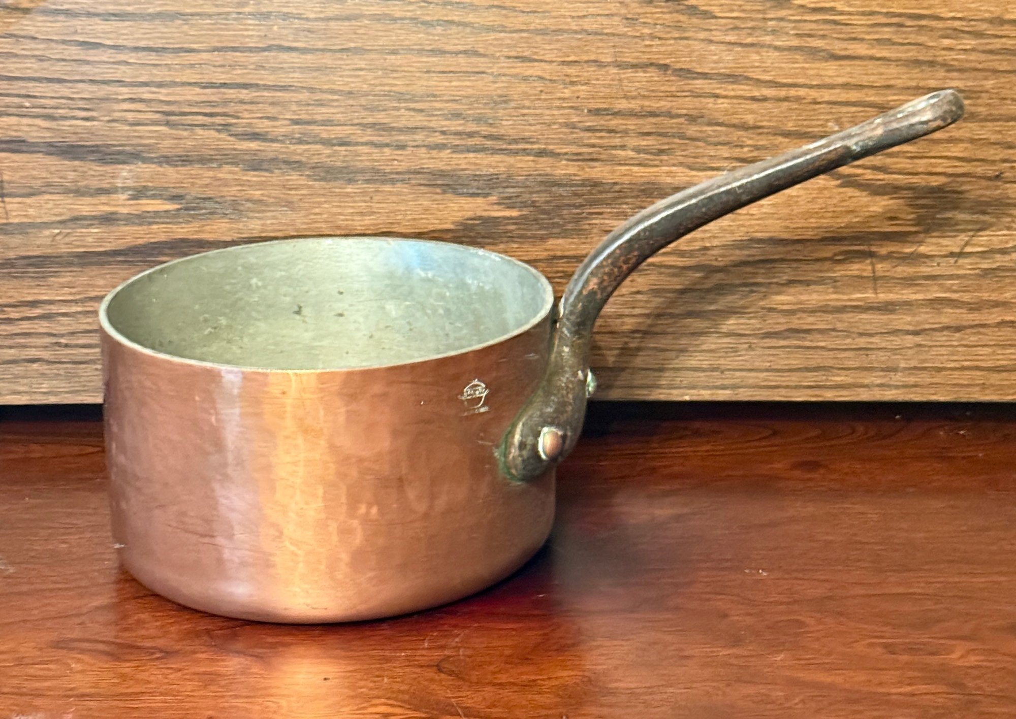 Bonjour France Tin Lined Copper Sauce Pot #246084 | Auctionninja.com