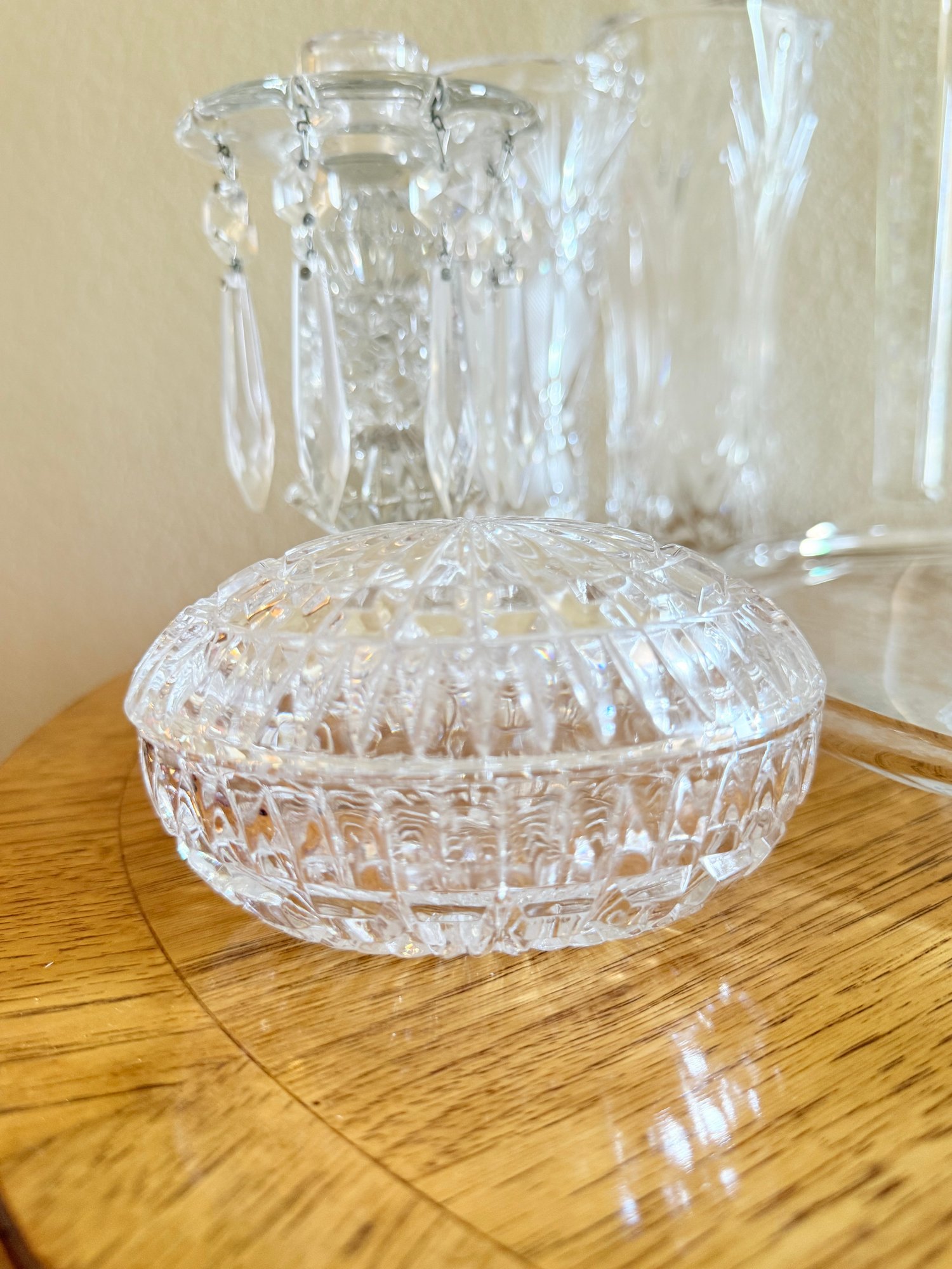Assortment Of Cut Glass Decor And Vases #242311 | Auctionninja.com