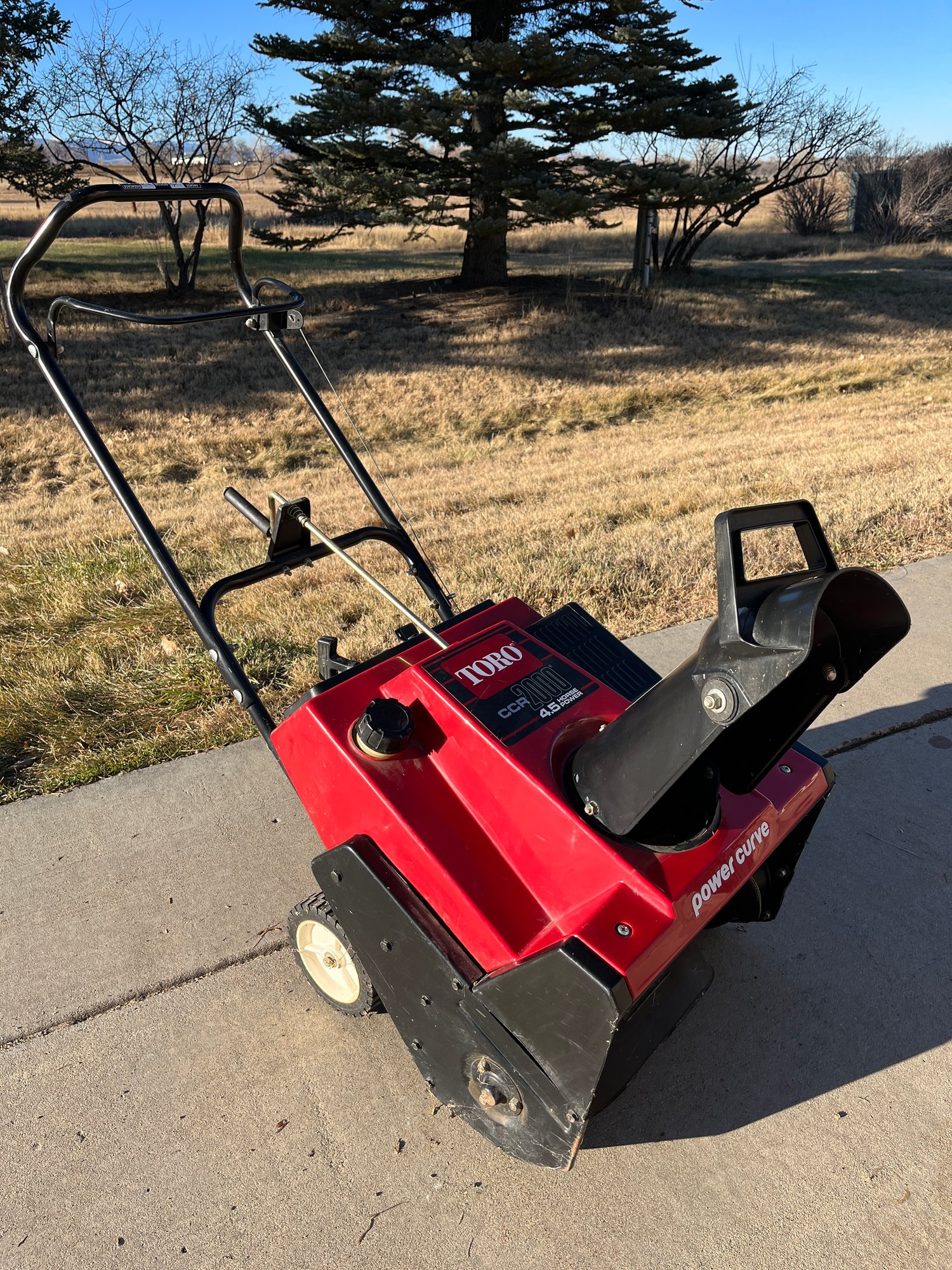 TORO CCR 2000 Power Curve Snow Thrower #161762 | Auctionninja.com