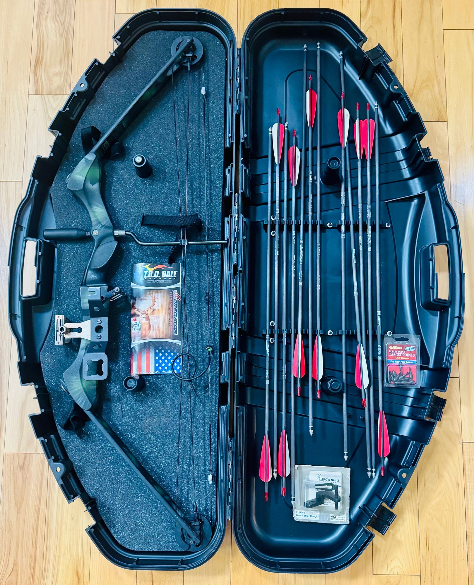 Browning Back Country WC2A Compound Bow With Case And Arrows #237572 ...