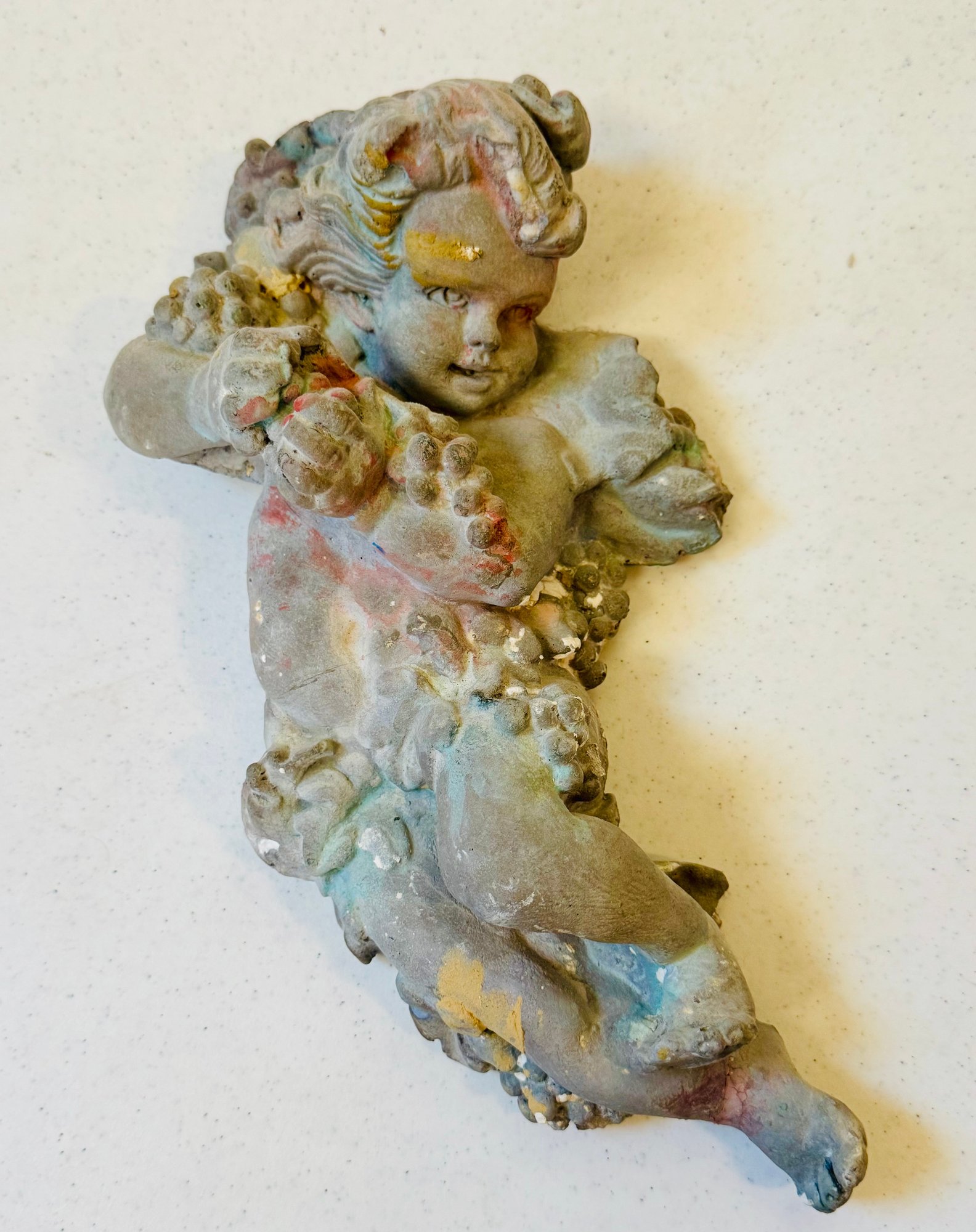 Vintage-style Cherub (putto) Wall Sculpture #263524 | Auctionninja.com